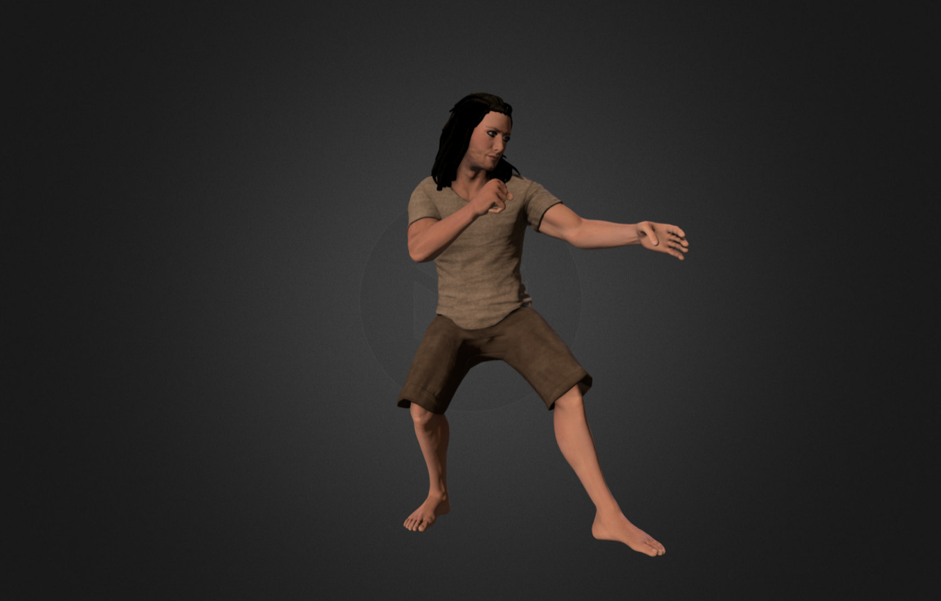 Warrior Unit Male - No Armor - 3D model by AnarchyRising [7147dd3 ...