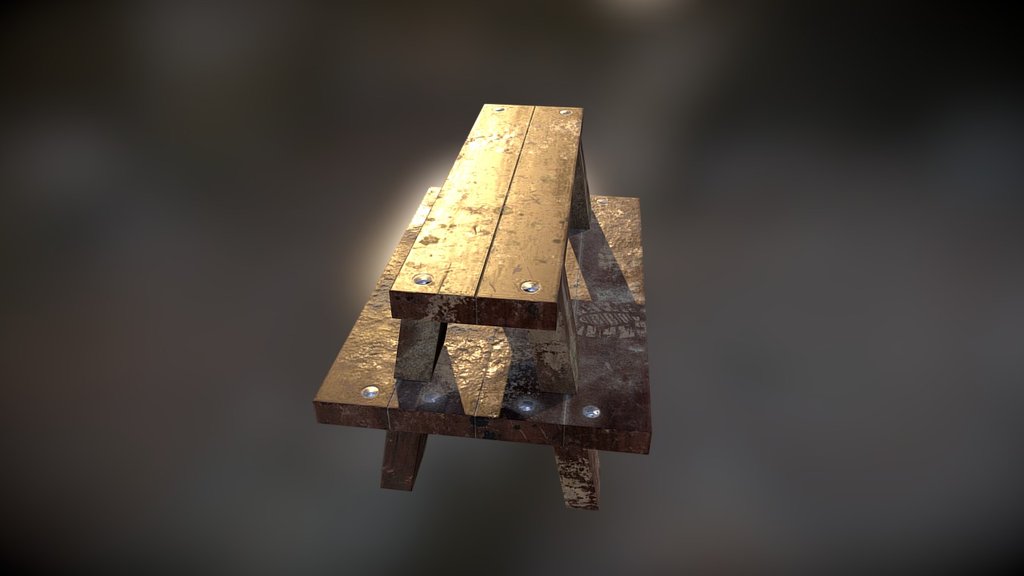 Wood Stool - 3D model by Thomas Finlay (@_demonix_) [714a33a] - Sketchfab