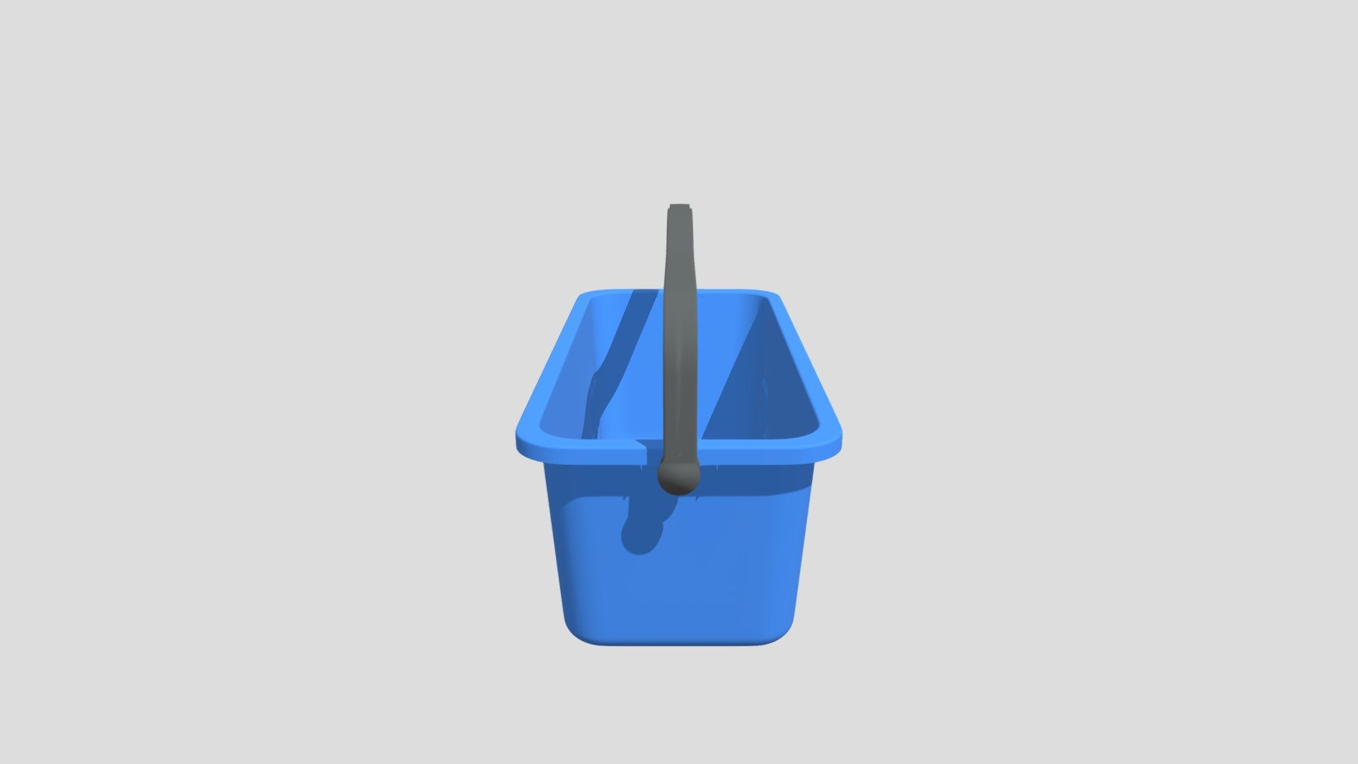 Plastic Square Shaped Bucket - Buy Royalty Free 3D model by walkermd ...