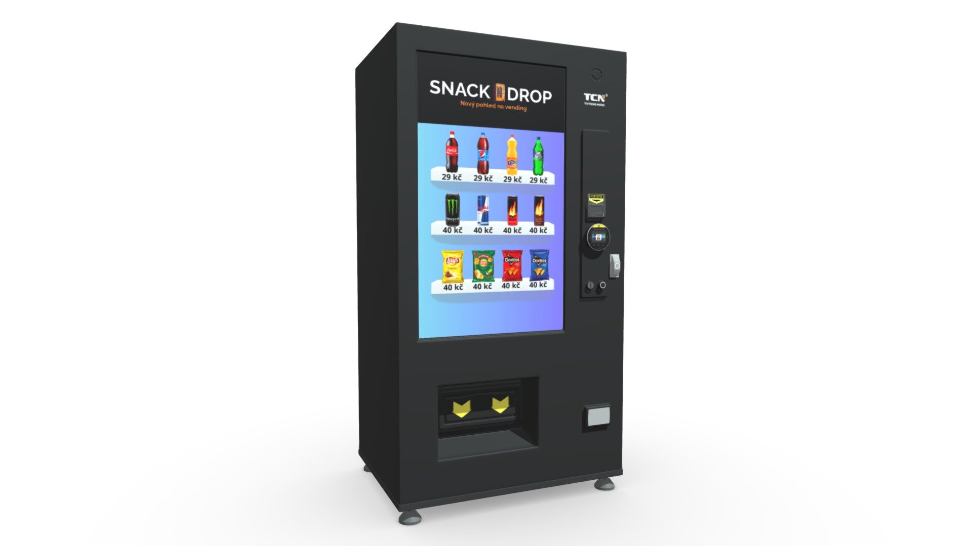 Vending Machine-2 - Download Free 3D model by Snackdrop.cz (@snackdrop) [714b70f] - Sketchfab