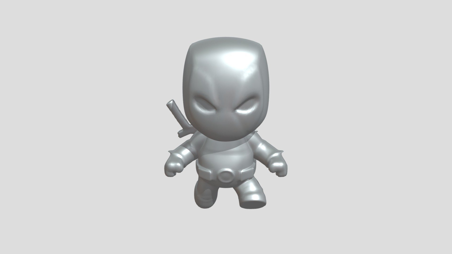 Red-suited superhero figure - 3D model by avinchougule09 ...