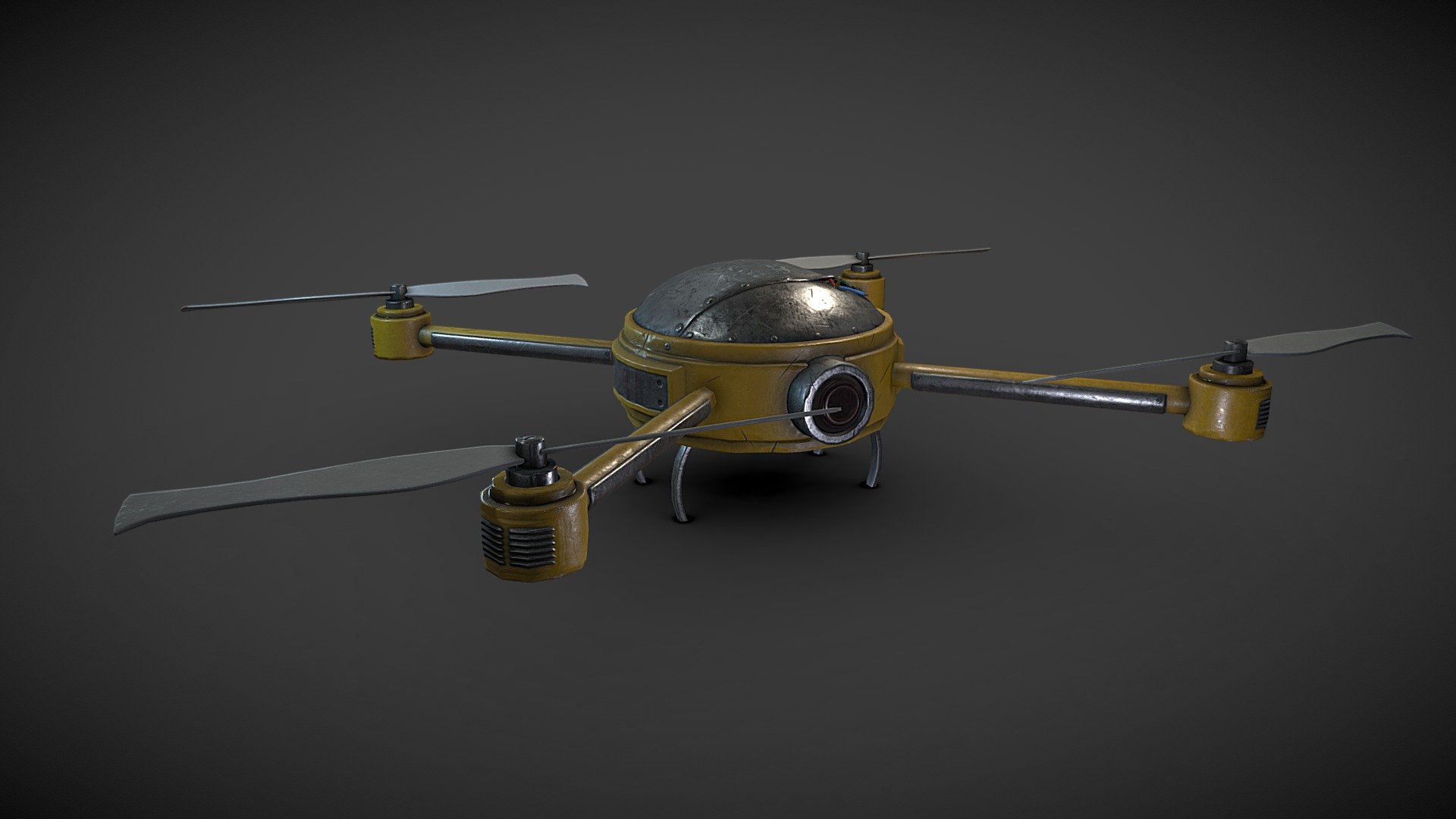 Drone - 3D model by Shedmon [714cbbd] - Sketchfab