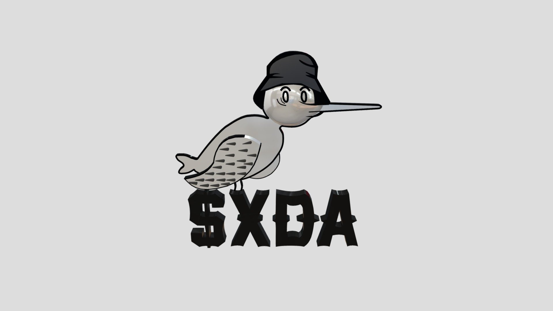 Logo sxda - 3D model by Soda.Ceo [714ce95] - Sketchfab
