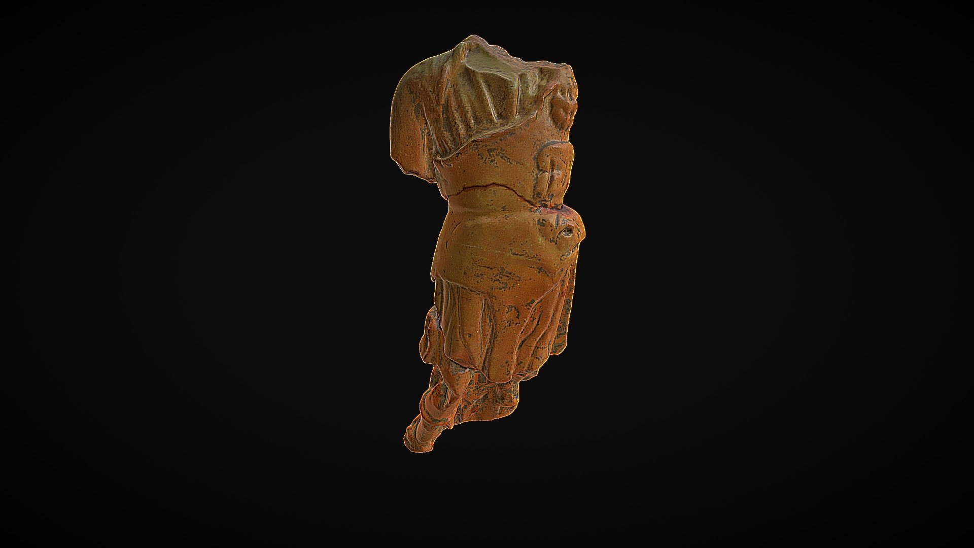 Male figure (Hercules?), 4th century BC - 3D model by Vasily Novikov ...