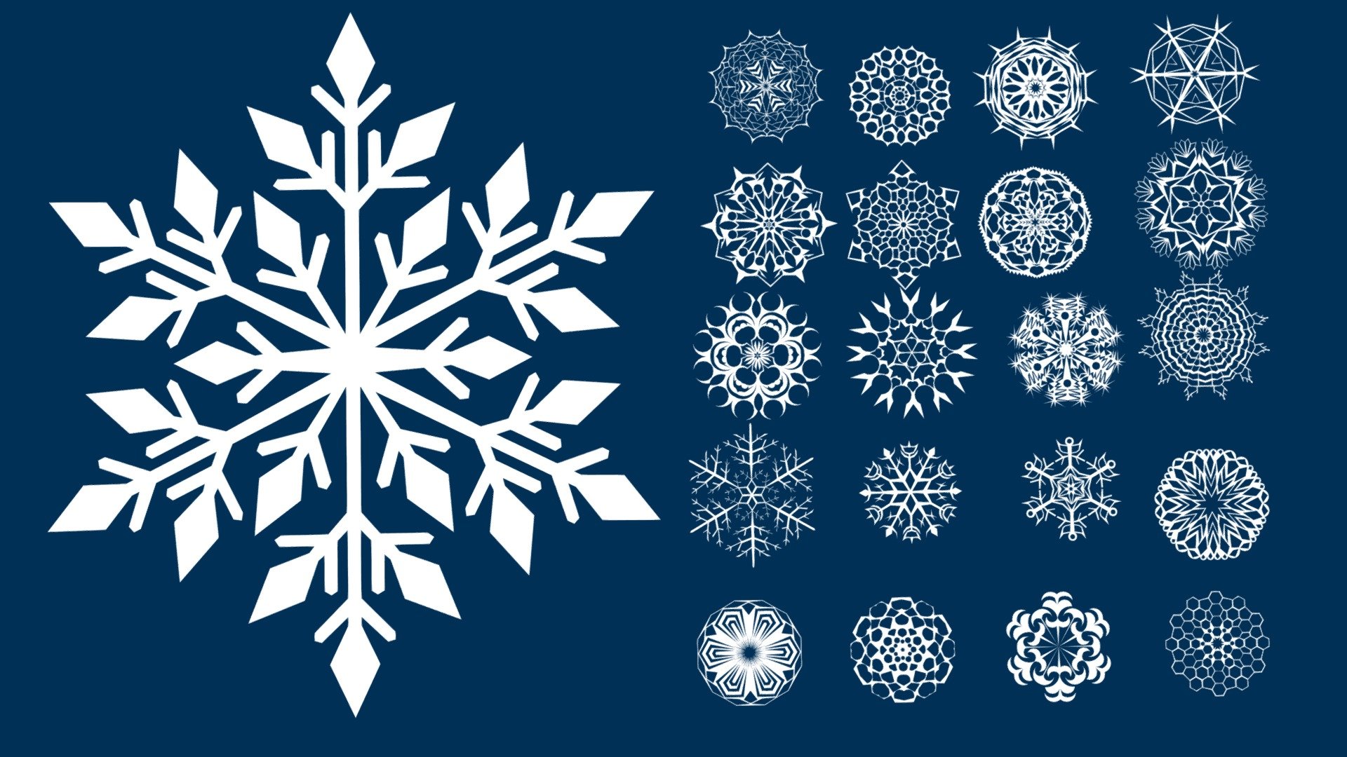 snowflakes - 3D model by finiks [71528d6] - Sketchfab