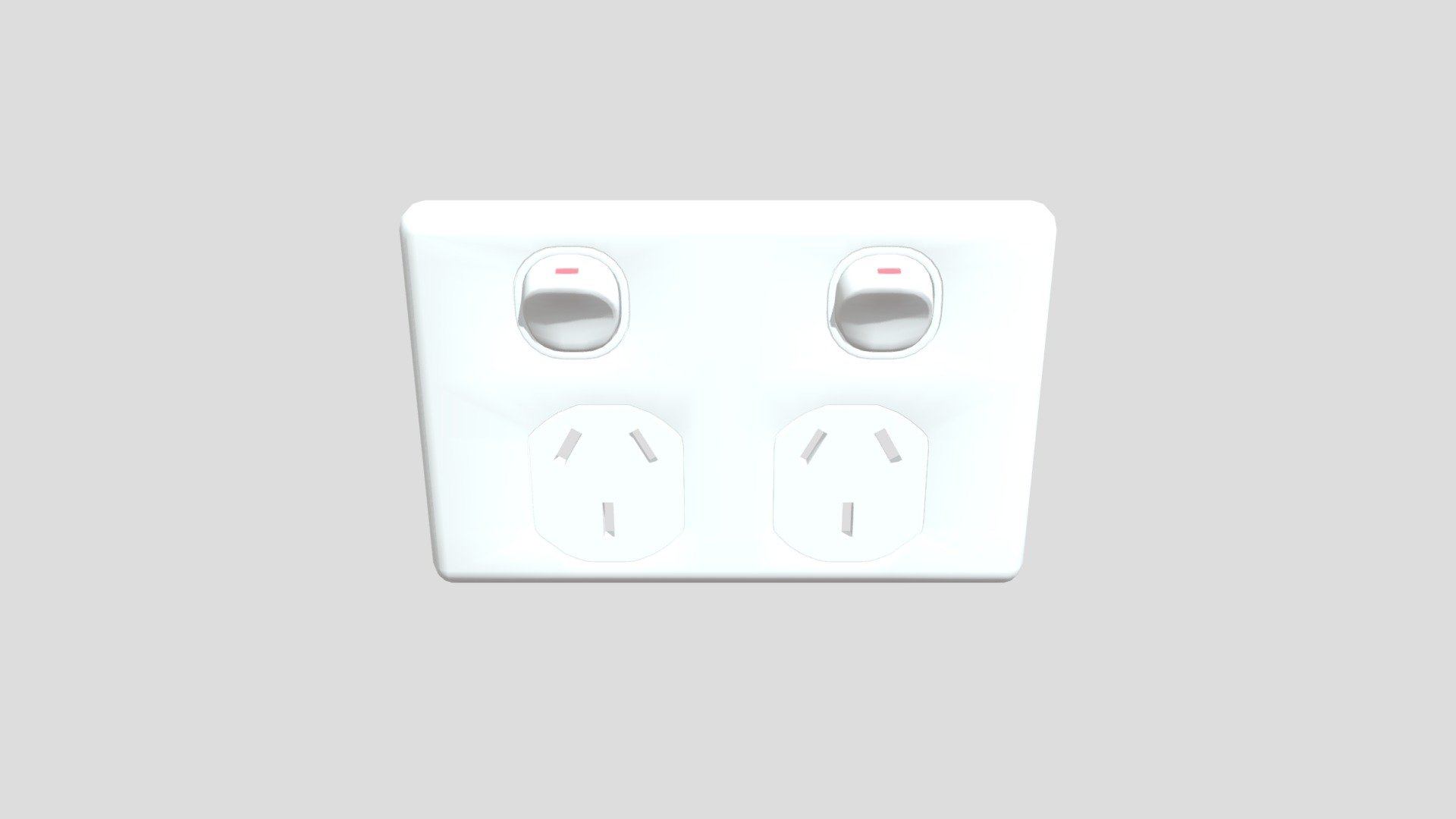 Wall Power Outlet - Type I - Download Free 3D model by CDcruz [7153932 ...