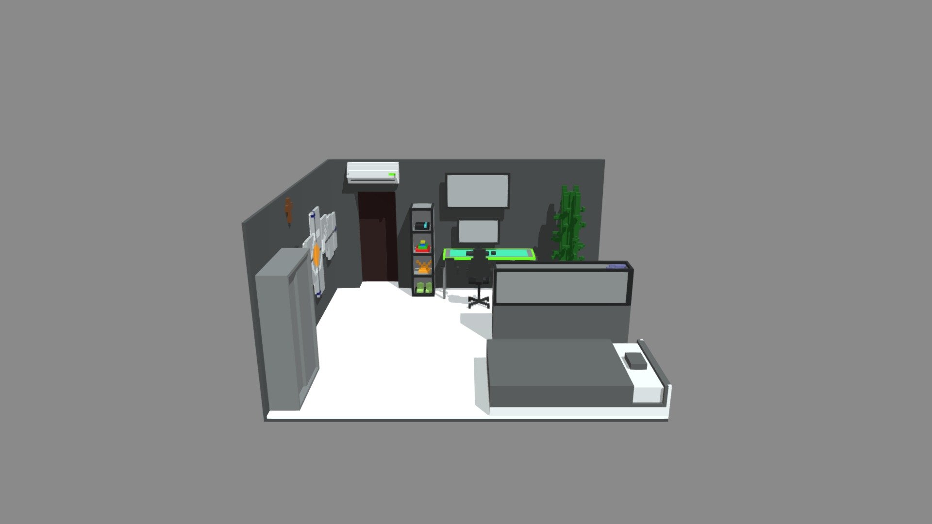 room empty - 3D model by Elight99 [7155a56] - Sketchfab