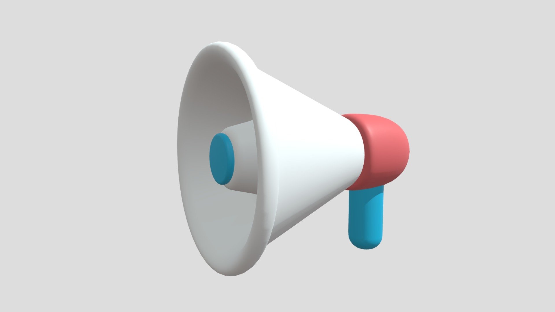 Cartoon Lovely Megaphone 1 - Buy Royalty Free 3D model by Philip Storm ...