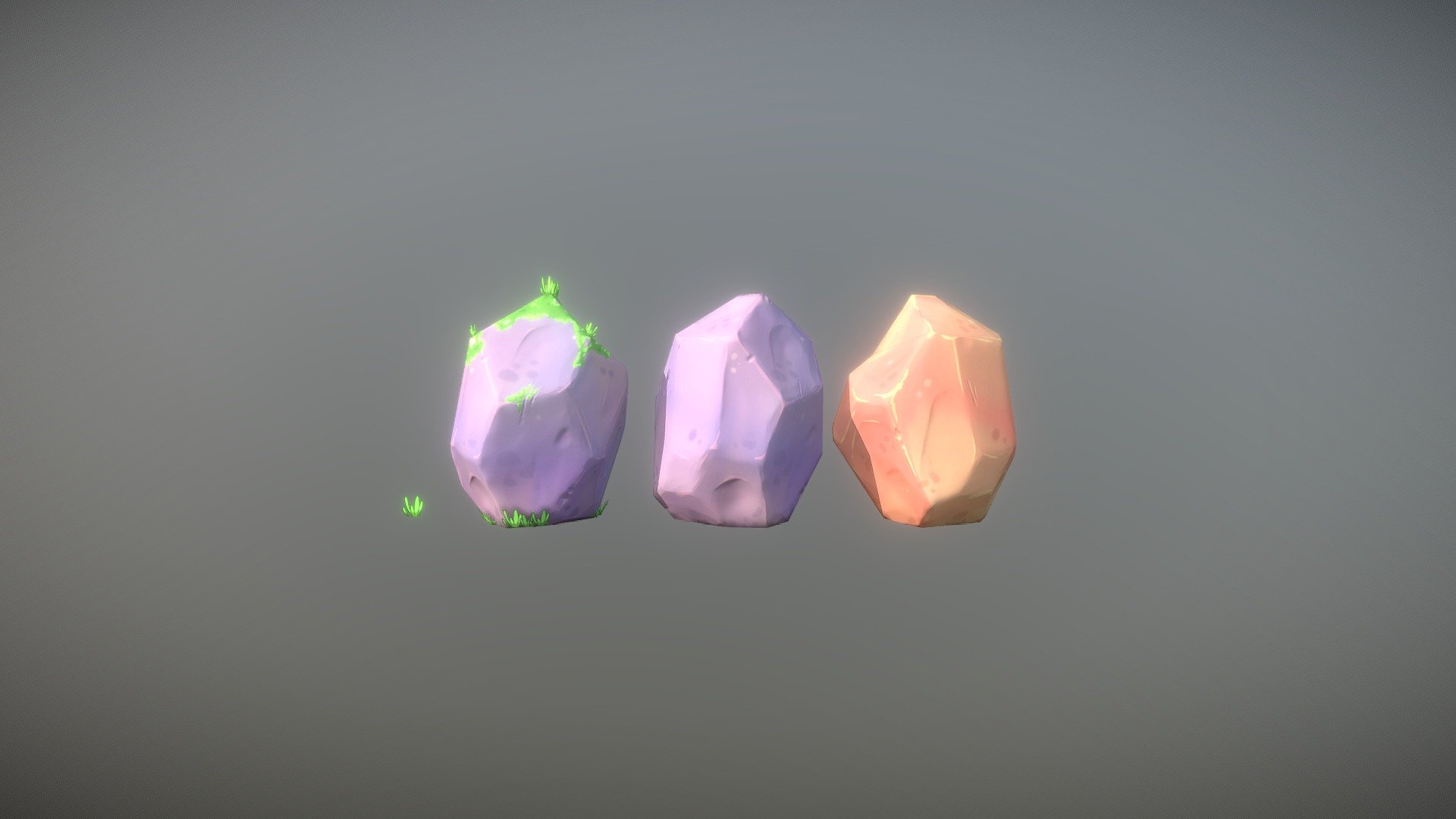 Stylized Rocks - Download Free 3D model by AyumiGranger [715654b ...
