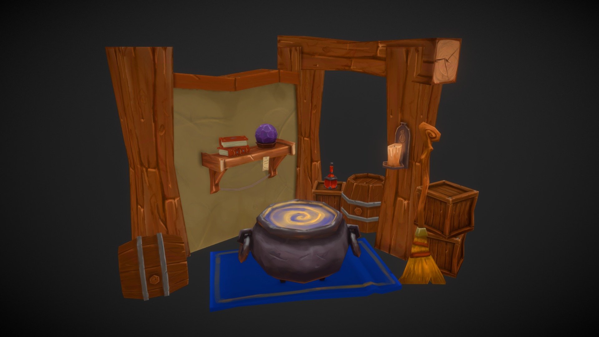 Alchemist's Corner - 3D model by Alex Iveroth (@alex.iveroth) [7156640 ...