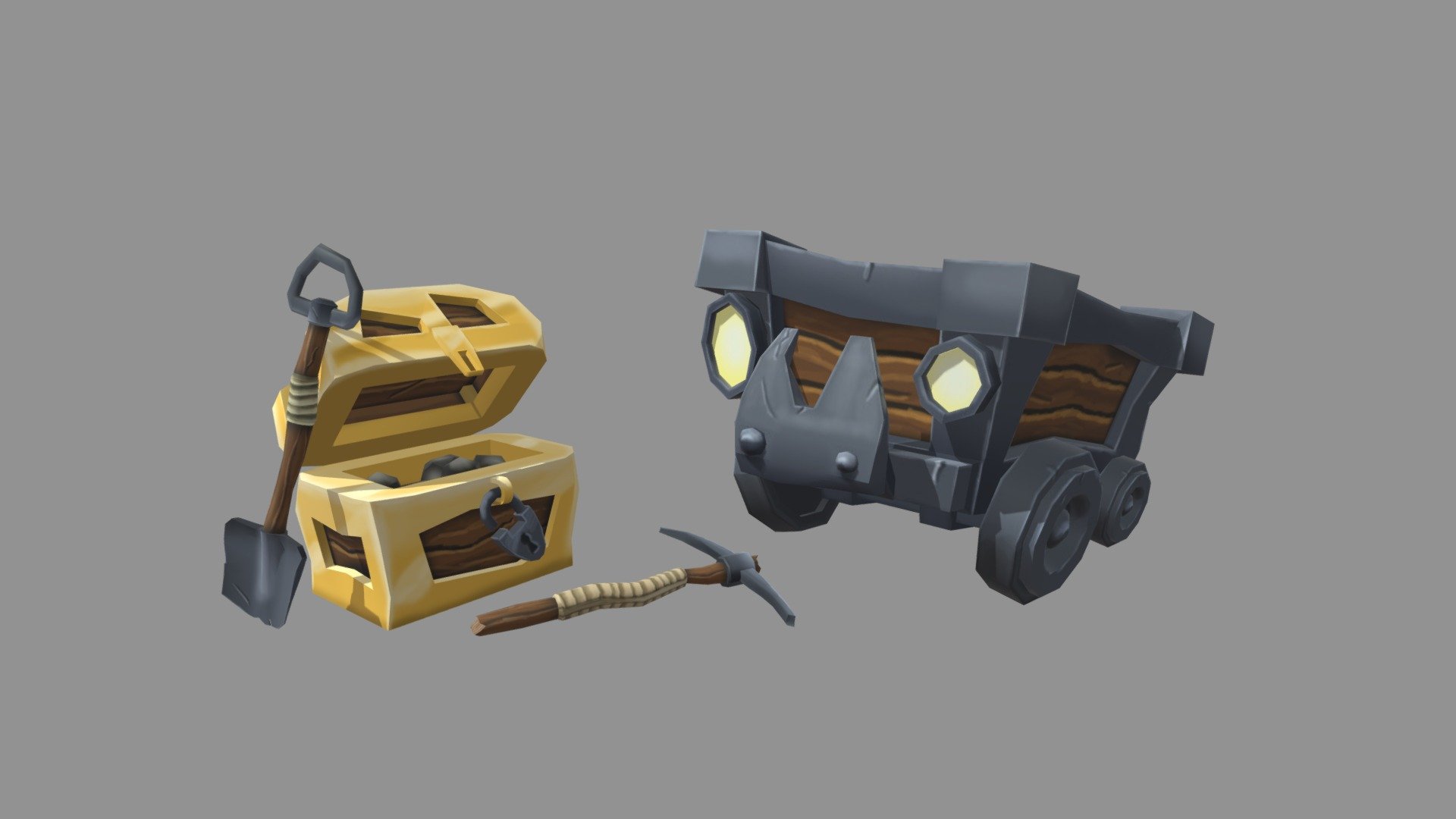 Cartoon Western props - 3D model by g.planque [715901f] - Sketchfab