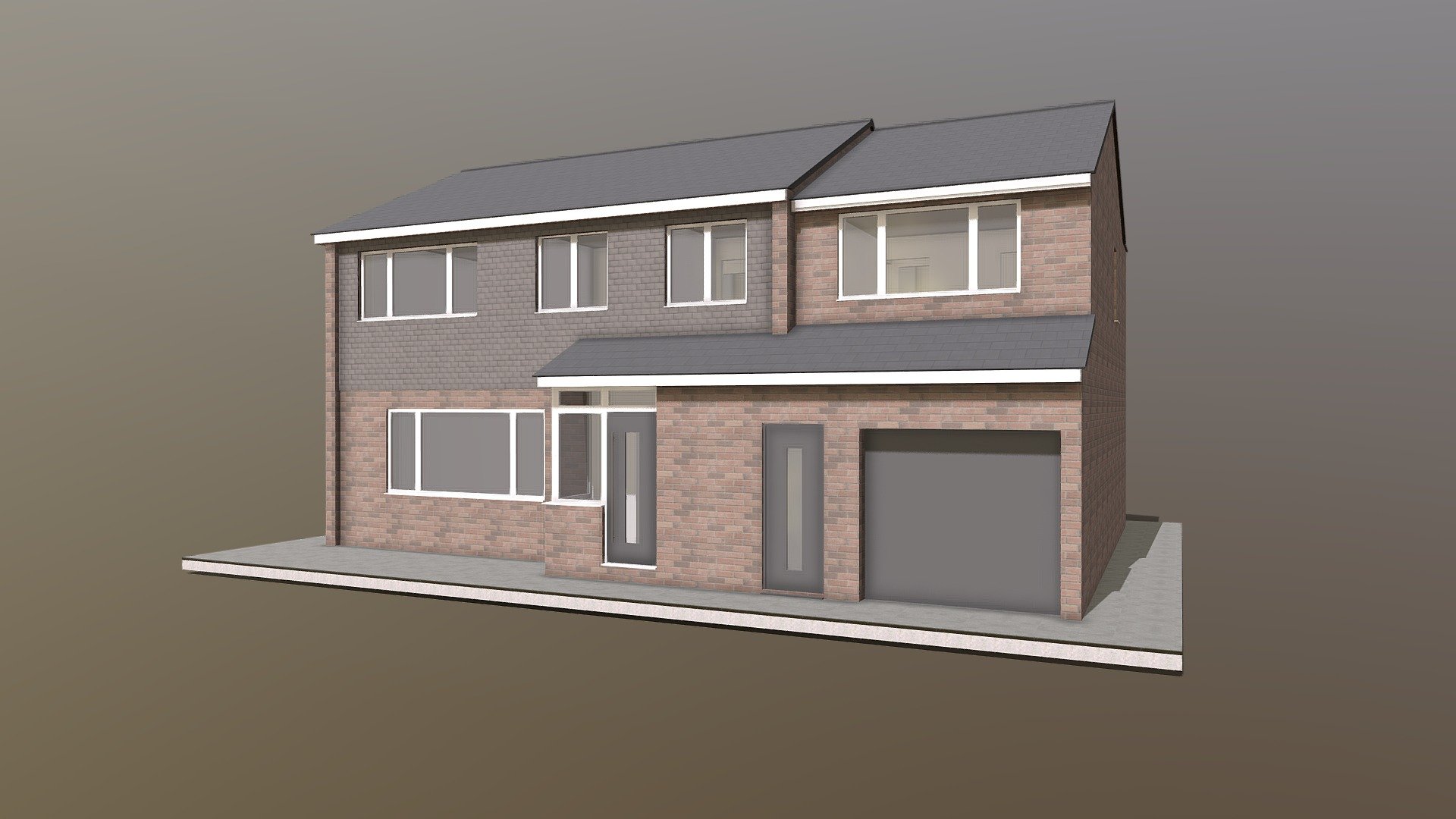Subservient First-floor Extension A - 3D model by Somerset ...