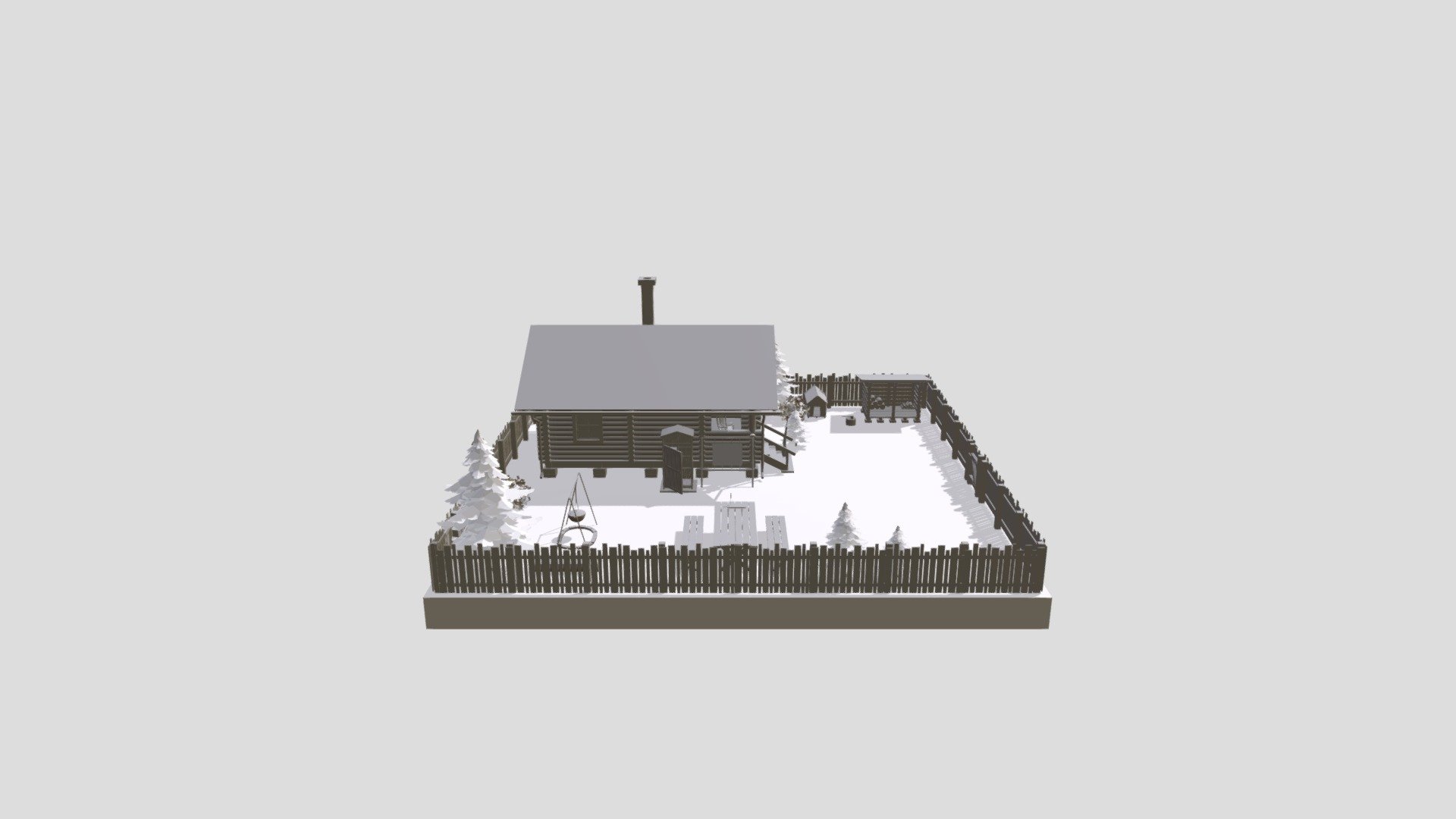 Hunter's lair (bloking) - Download Free 3D model by KyzykVasyl [715b11b ...