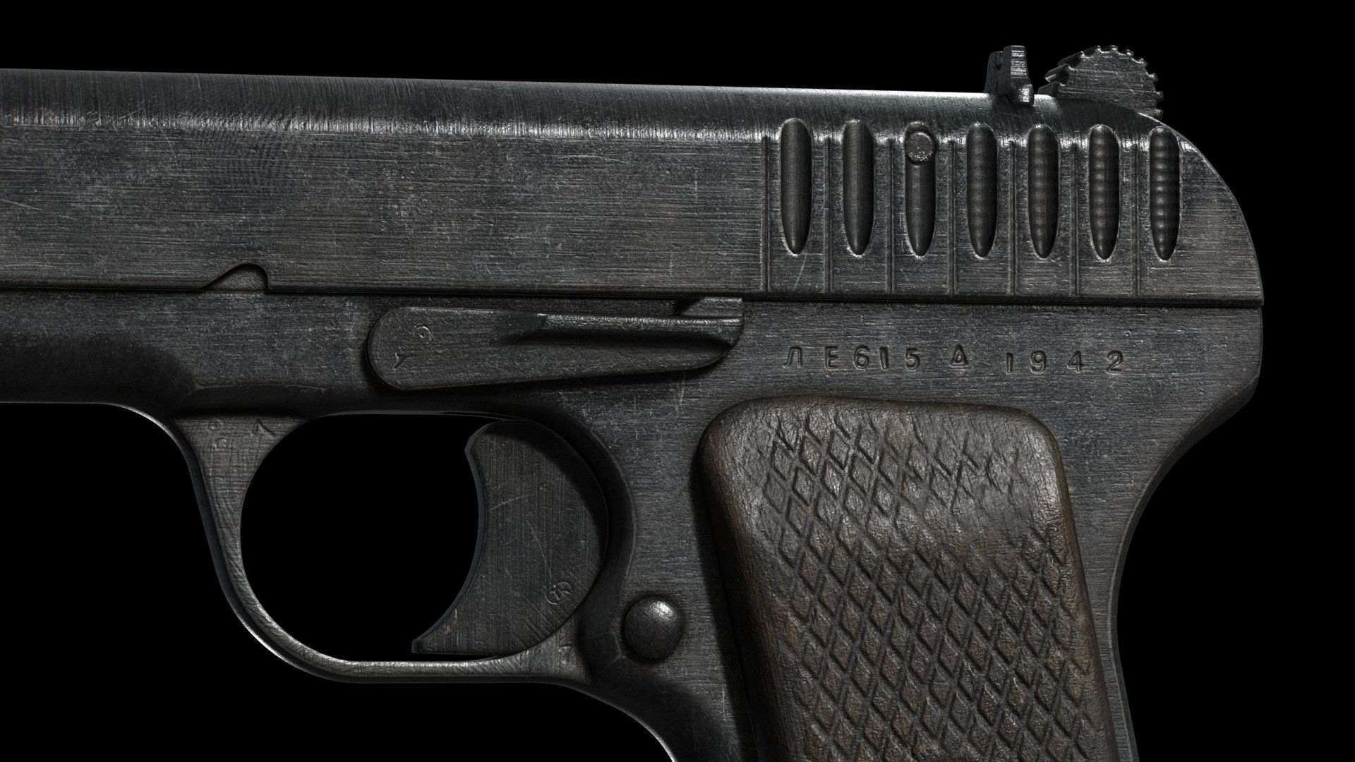 Tokarev TT-33 - 3D model by Robert Monroe (@robmonroe) [715f824] - Sketchfab