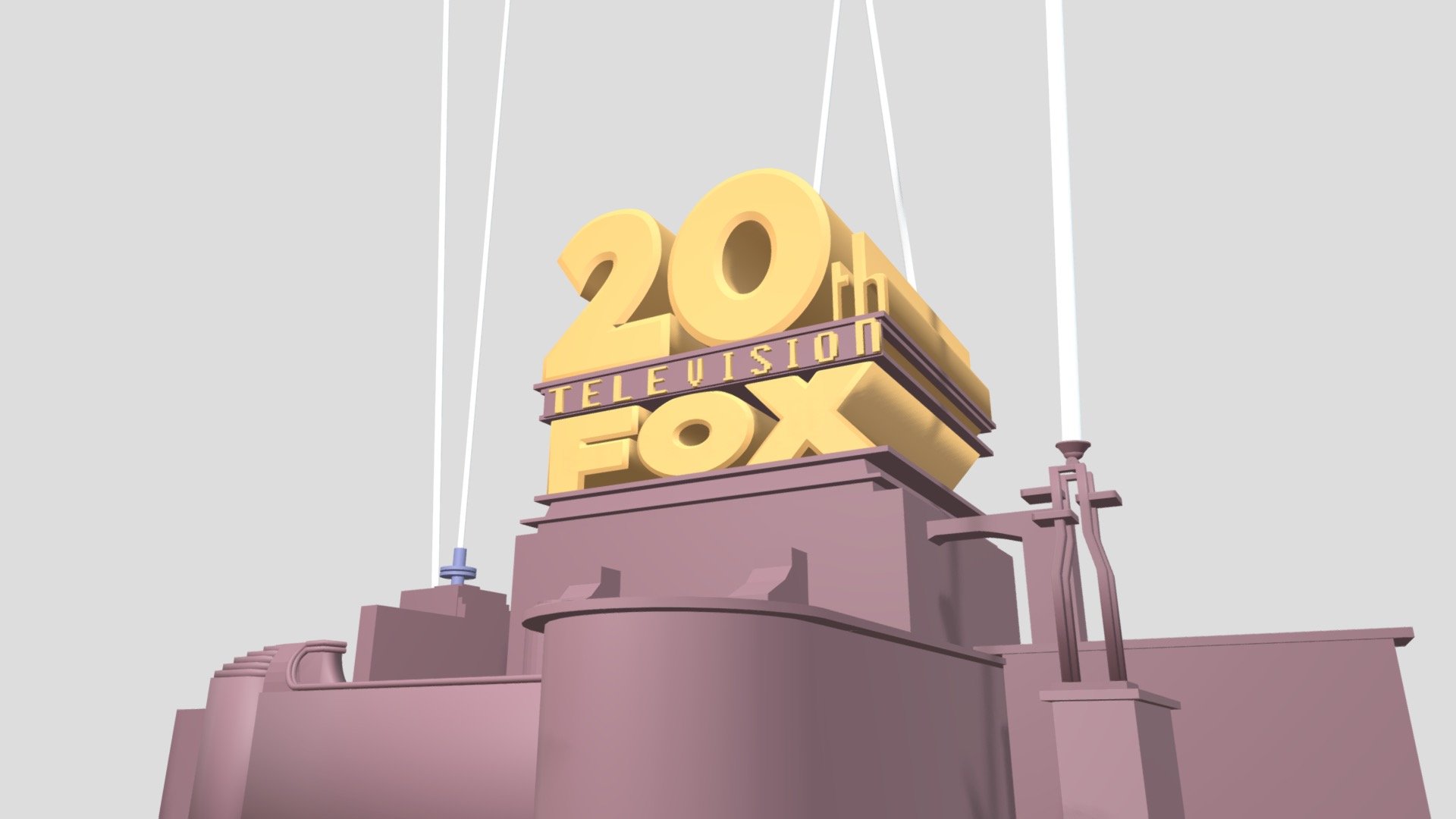 20th Television Fox Blocksworld Logo Remake - Download Free 3D model by ...