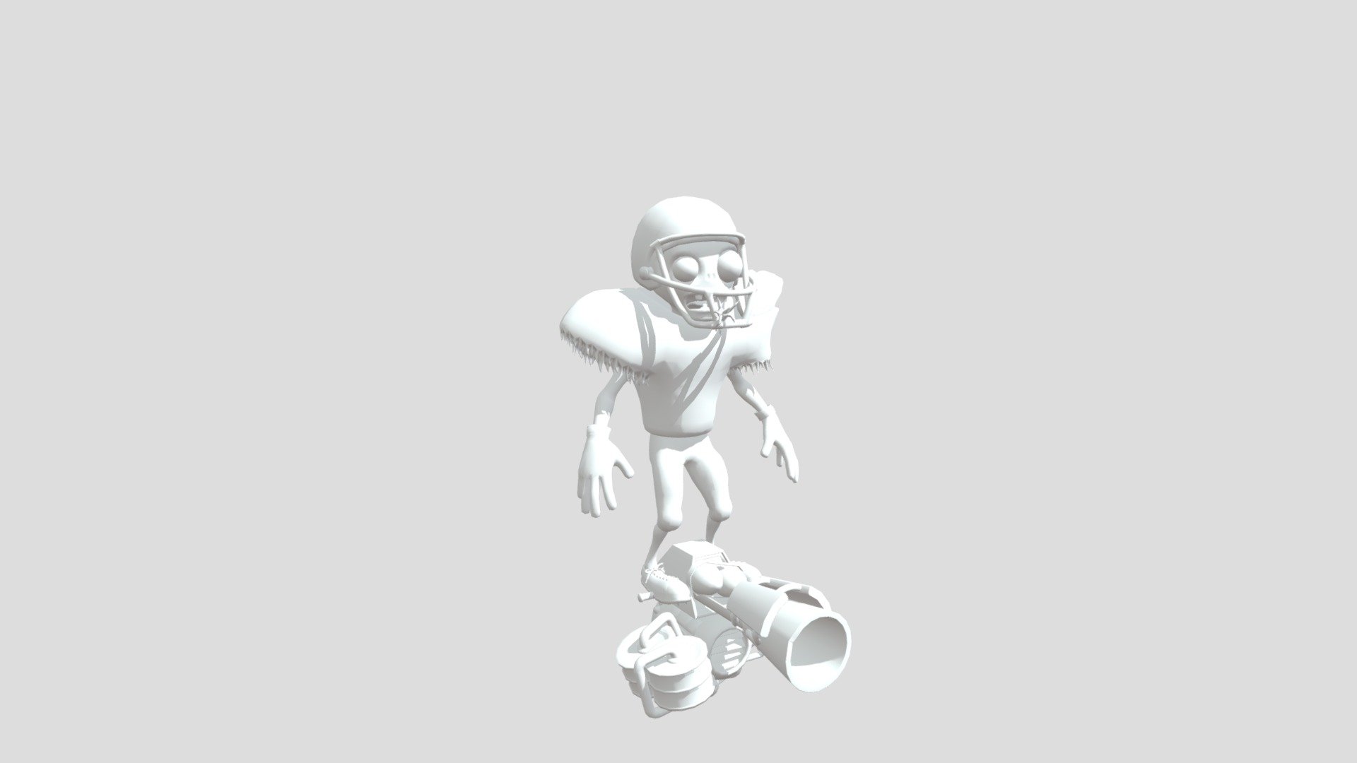 All Star Zombie - Download Free 3D model by Official Prismaplex3dx ...