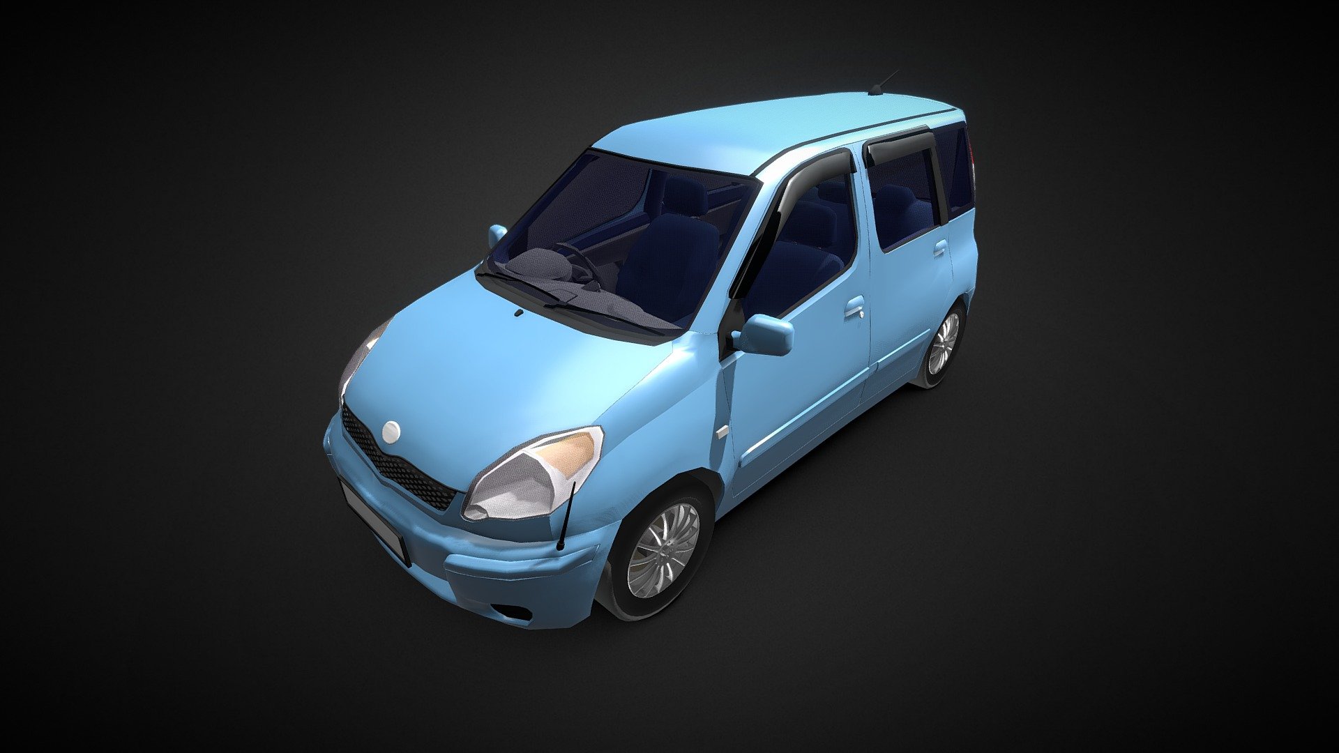 Toyota FunCargo / Yaris Verso - 3D model by chyzhykov.roman (@chijikoff ...