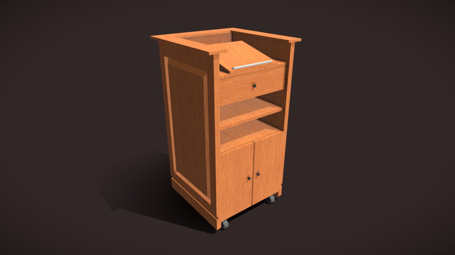 Rectangular Pulpit - Buy Royalty Free 3D model by We3Do (@we3DoModel ...