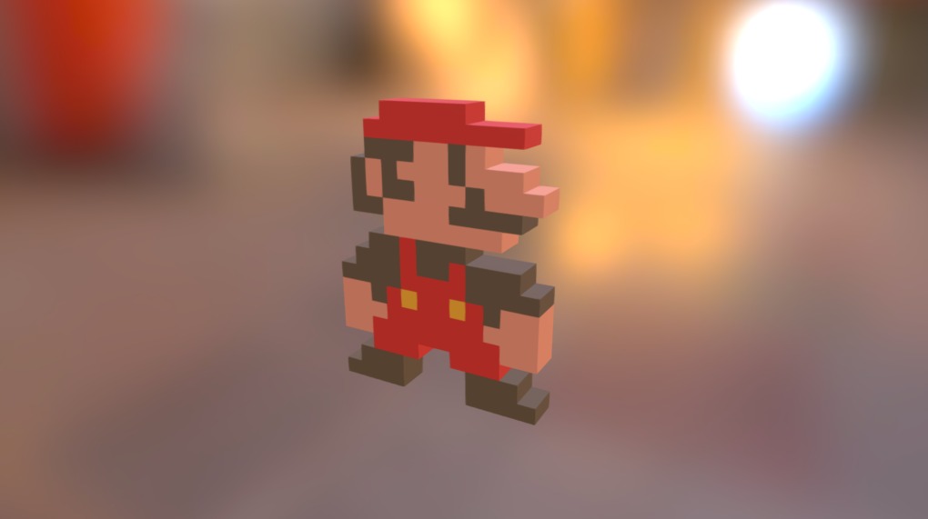 Mario Voxel Walk - Download Free 3D model by osfield [716316a] - Sketchfab