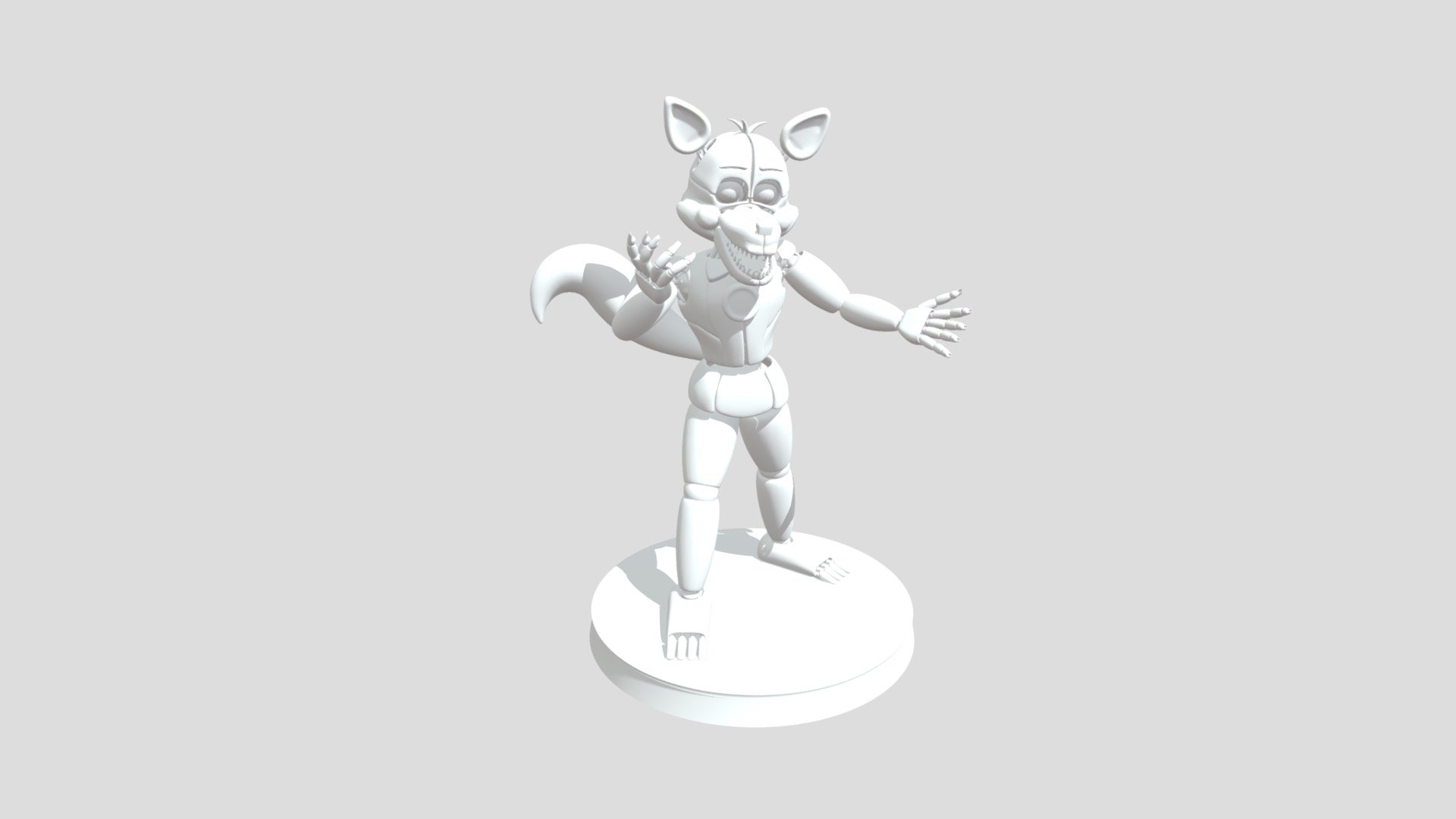 Funtime Foxy Figure - FNAF Sister Location - Download Free 3D model by ...