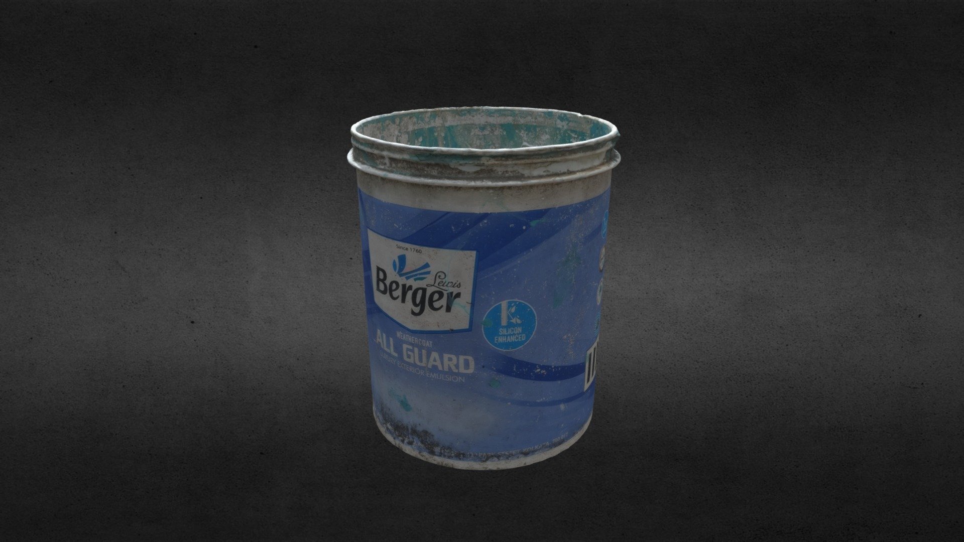 Berger Paint Mug(3D SCANNED) - 3D model by WheelchairDrift [716561b ...