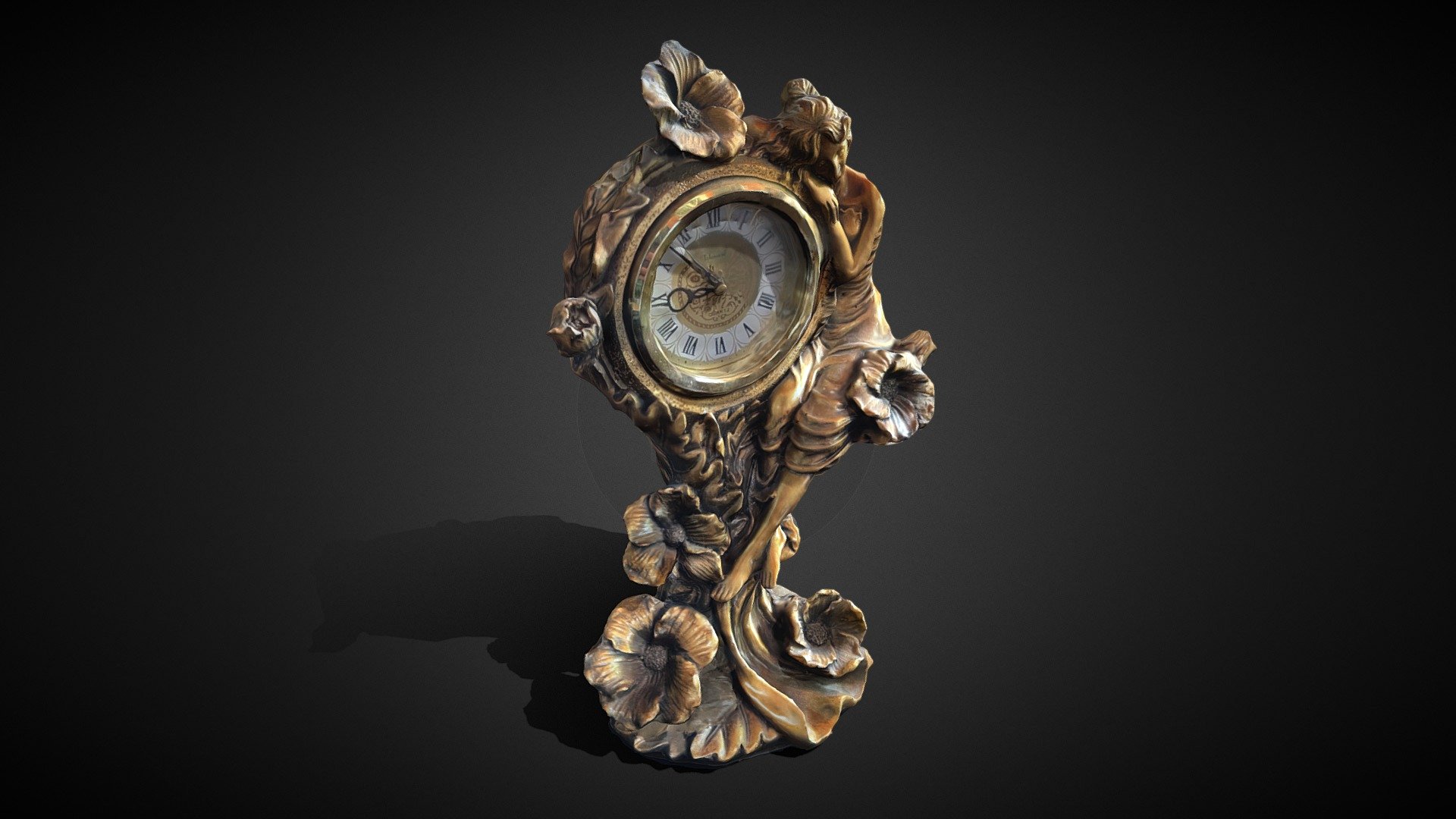 vintage clock - Buy Royalty Free 3D model by KimtueKP [7165e0b ...