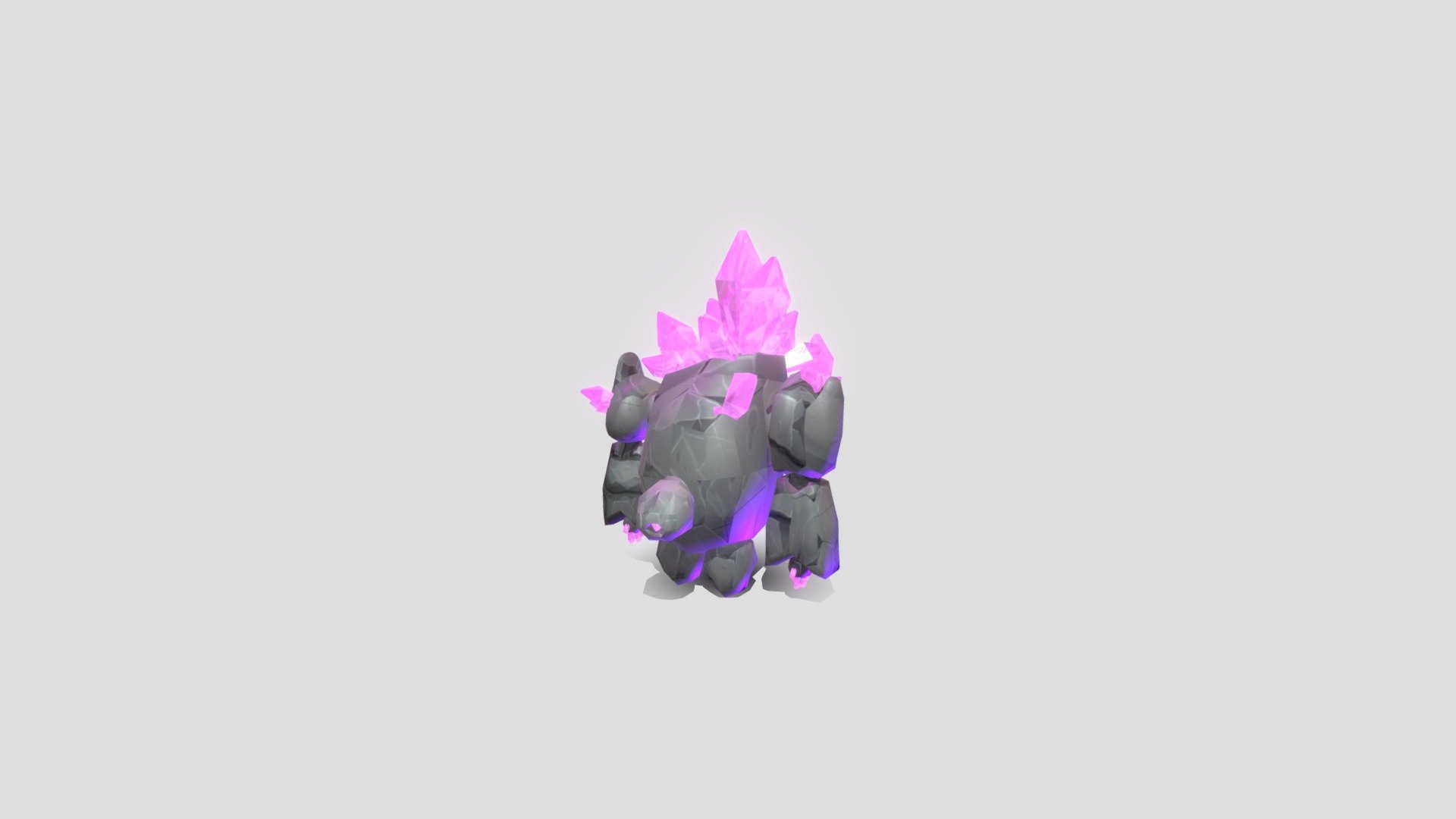 crystal_golem_final_project - 3D model by hitokki [71675f8] - Sketchfab