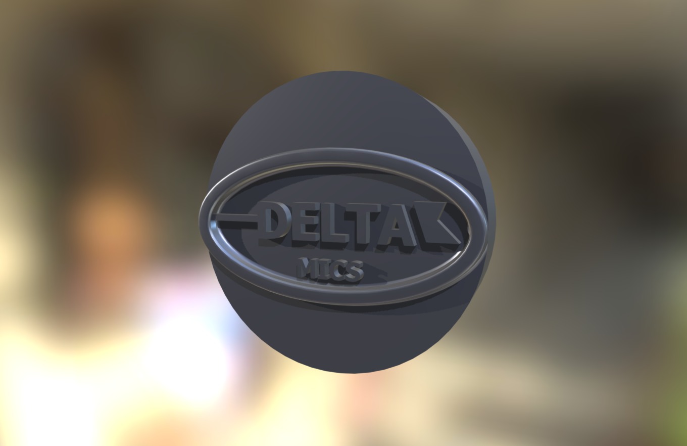 Delta Mics Cap - 3D model by kaaa [7167715] - Sketchfab