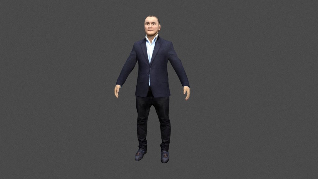 Man - 3D model by ARLEAP (@starcatcherspb) [7168599] - Sketchfab