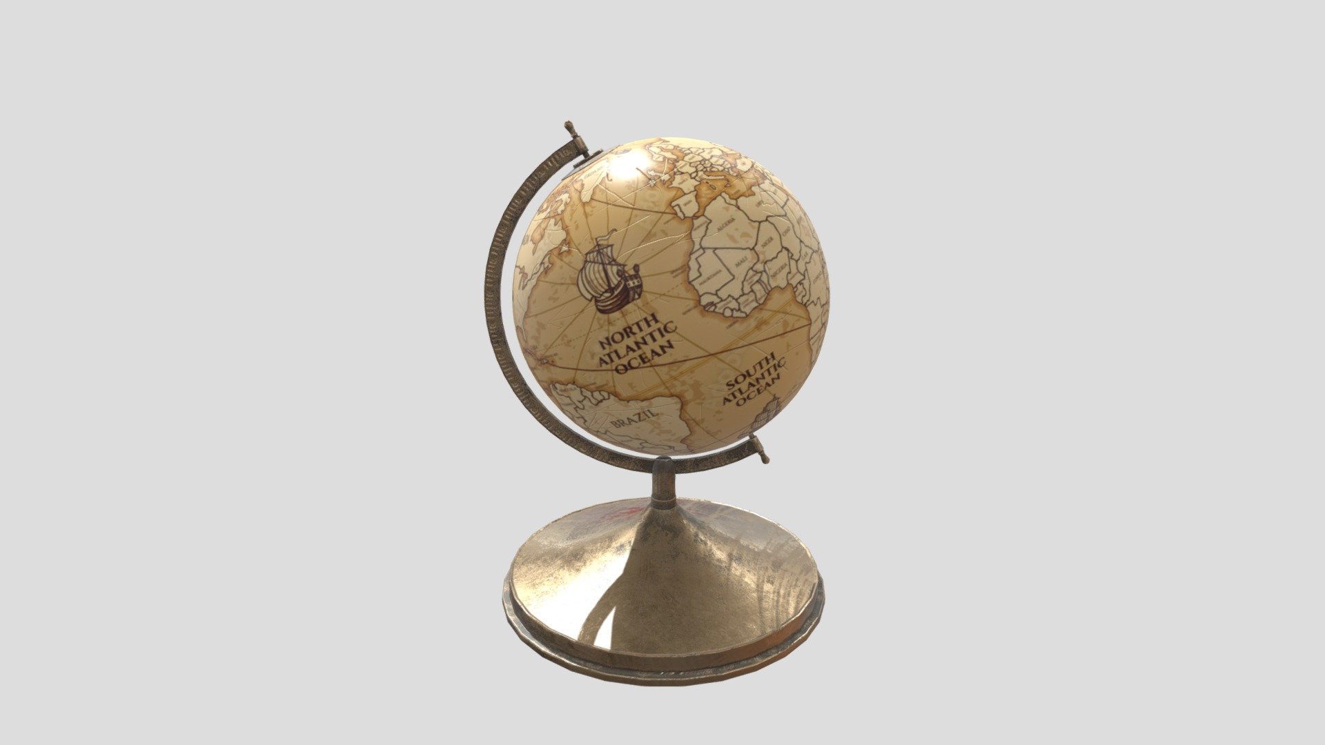 globe - 3D model by rolandobrando [7168e4a] - Sketchfab