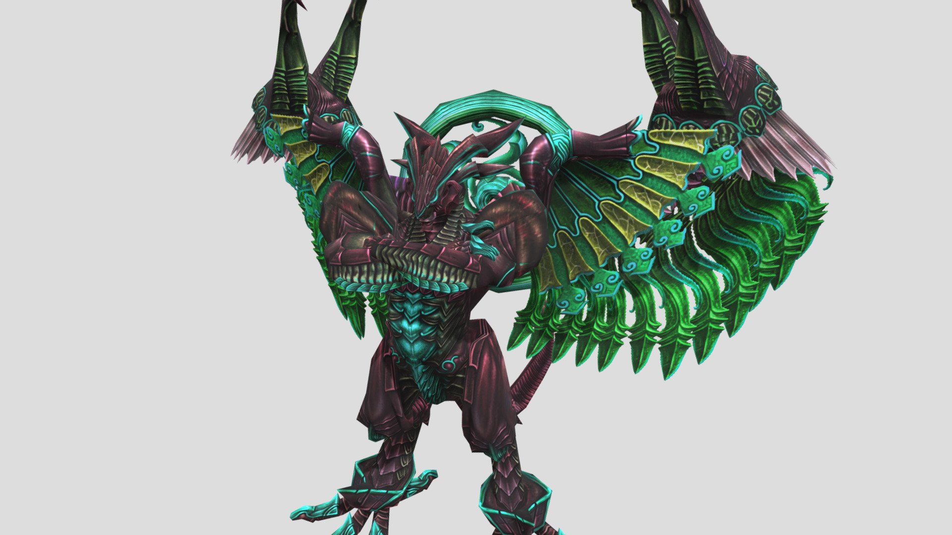Bahamut - Red - Final Fantasy X - Download Free 3D model by Catholomew ...