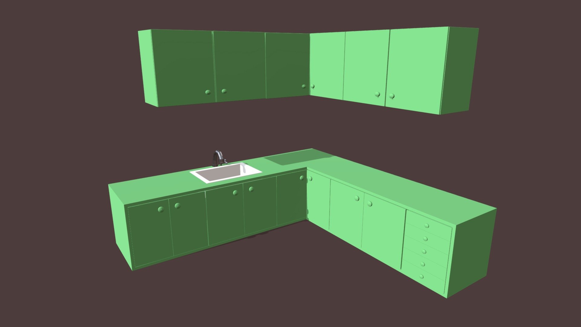 Kitchen Unit - Download Free 3D model by MrPuppet [71702bf] - Sketchfab