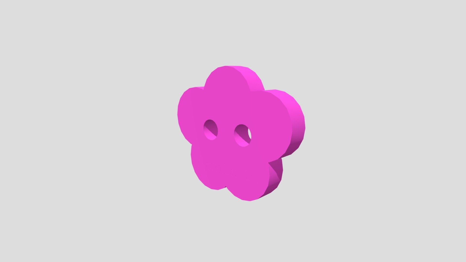 Flower Button - 3D model by paulampm [71702e4] - Sketchfab