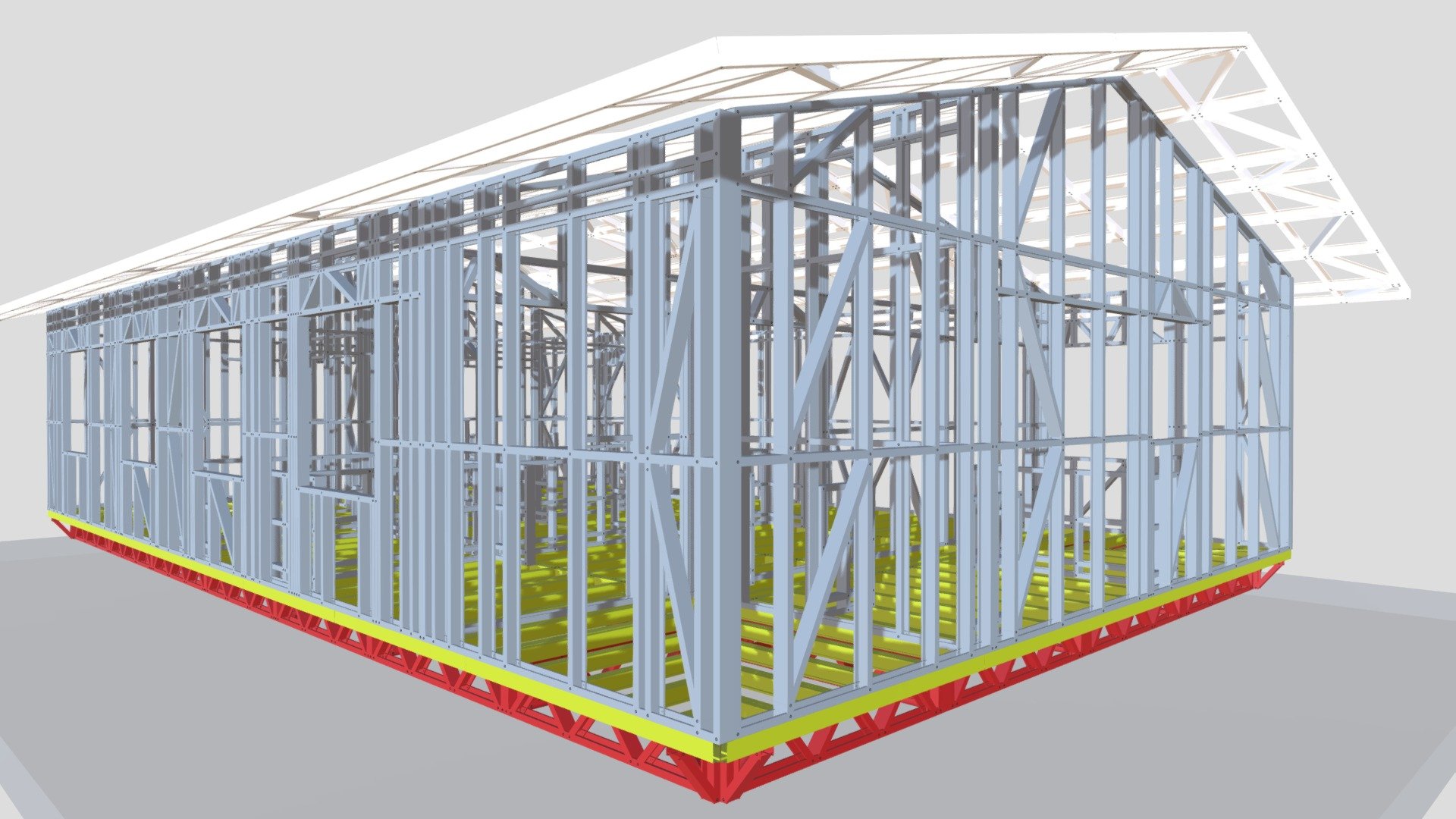 LSF (Light Steel Frame) Small Unit - Download Free 3D model by G Jordan ...