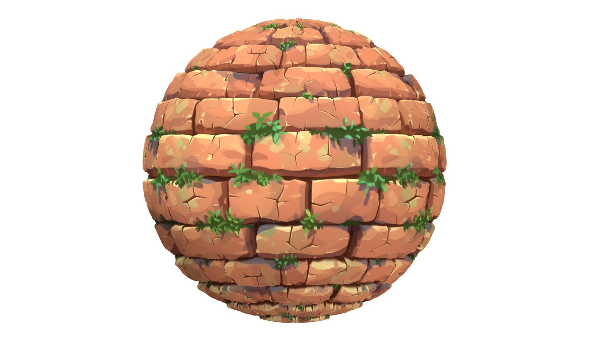 Stylized Brick Seamless Texture - Buy Royalty Free 3D model by ...