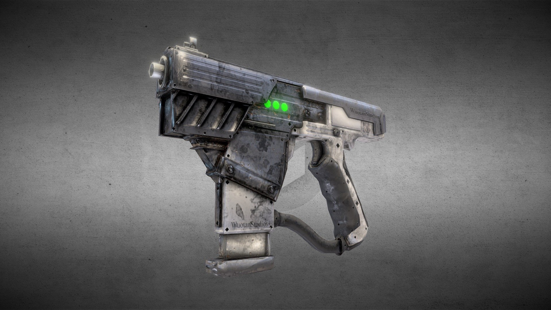 Sci-fi Pistol - 3D model by WuotanStudios (@donatemangacom) [7171eab ...