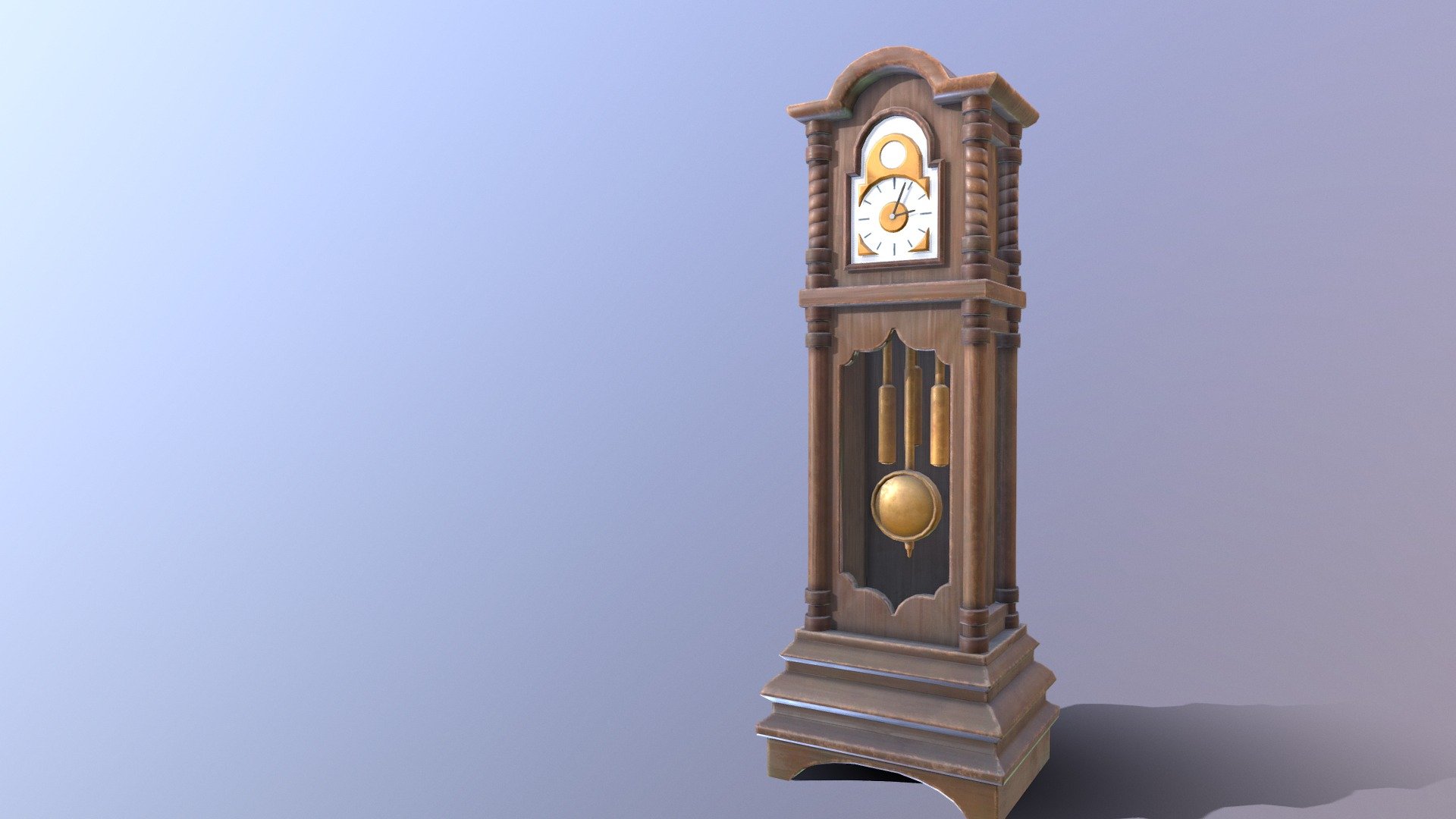 Stylized clock - 3D model by Prescilia Despineto (@Prescilia.despineto ...