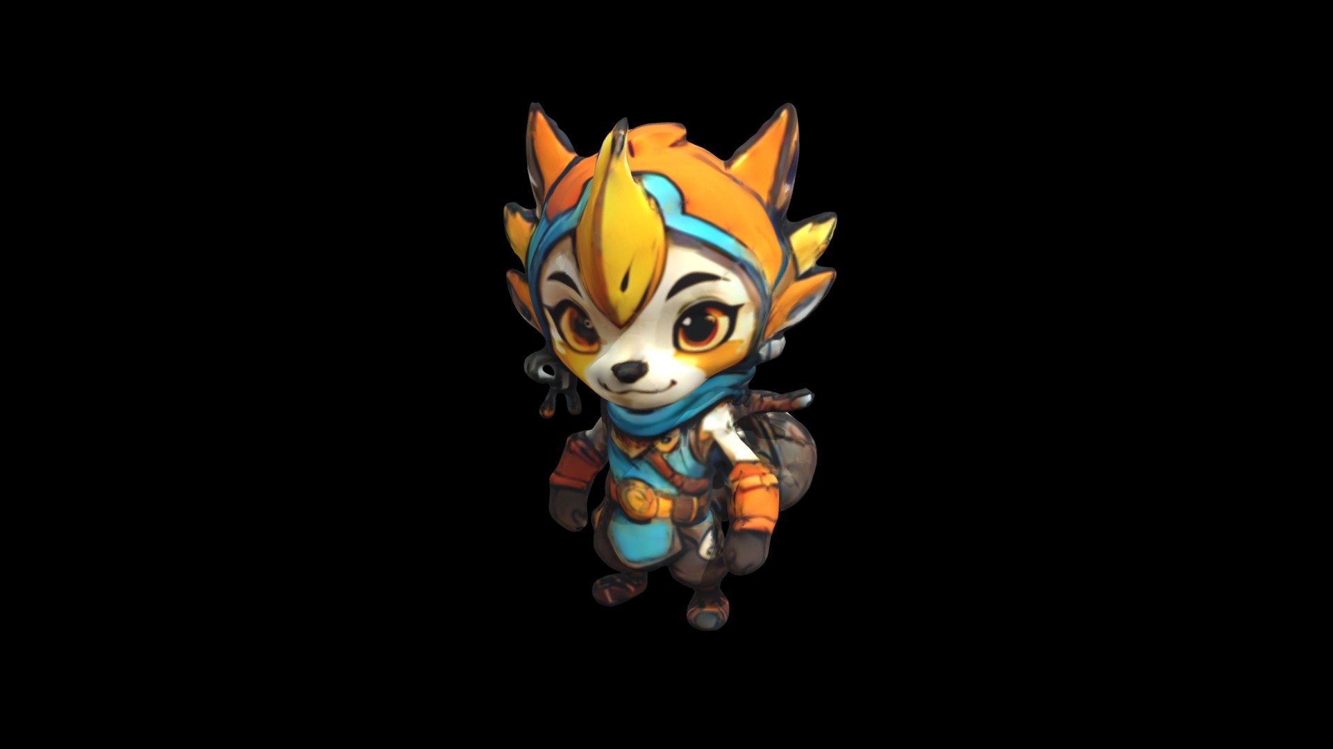 An illustration of a character from the video ga - Download Free 3D ...