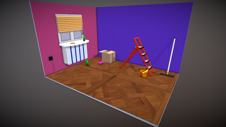 Isometric-style 3D models - Sketchfab