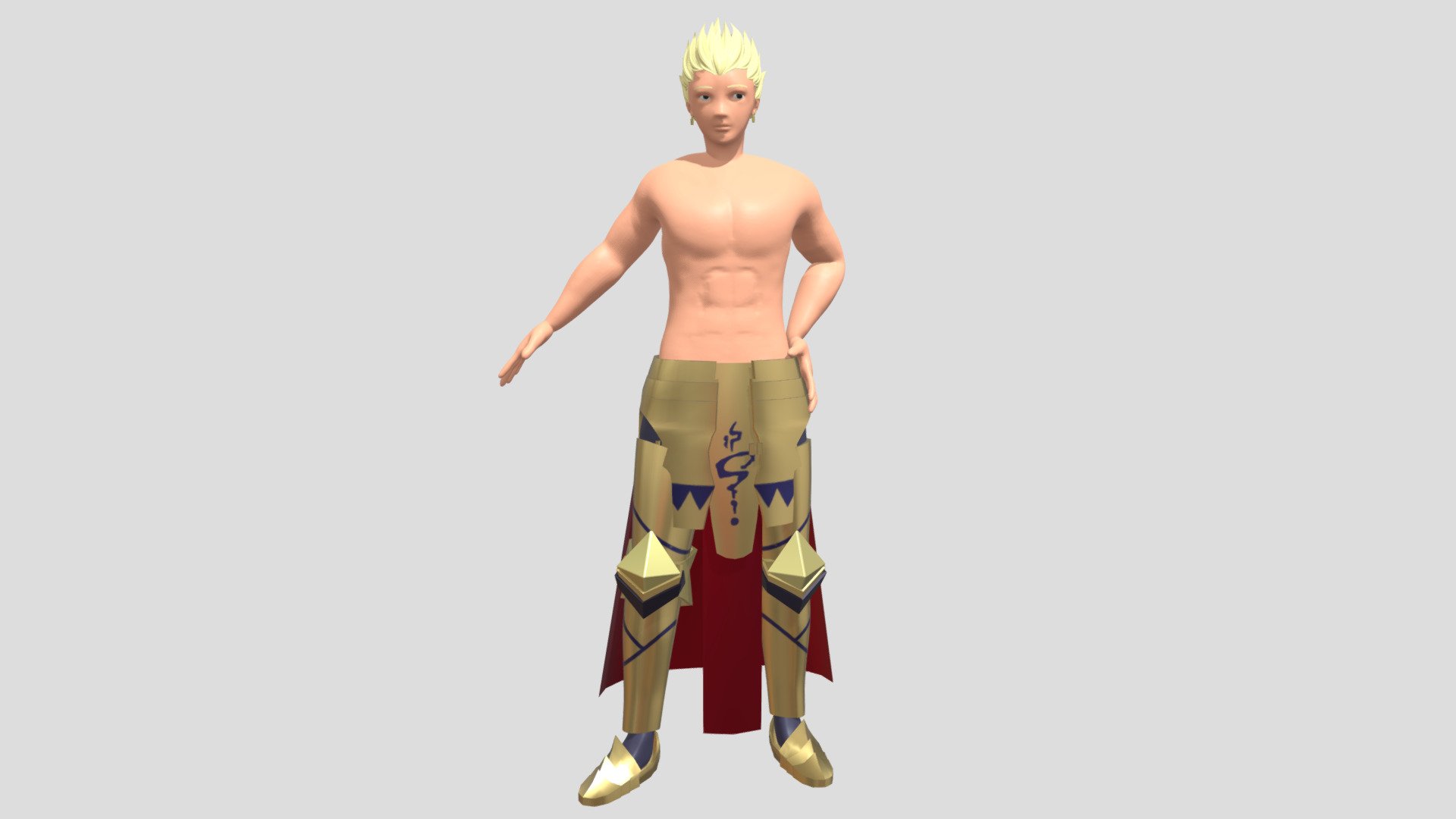 Gilgamesh FGO - 3D model by KamaTheNugget [71791ab] - Sketchfab