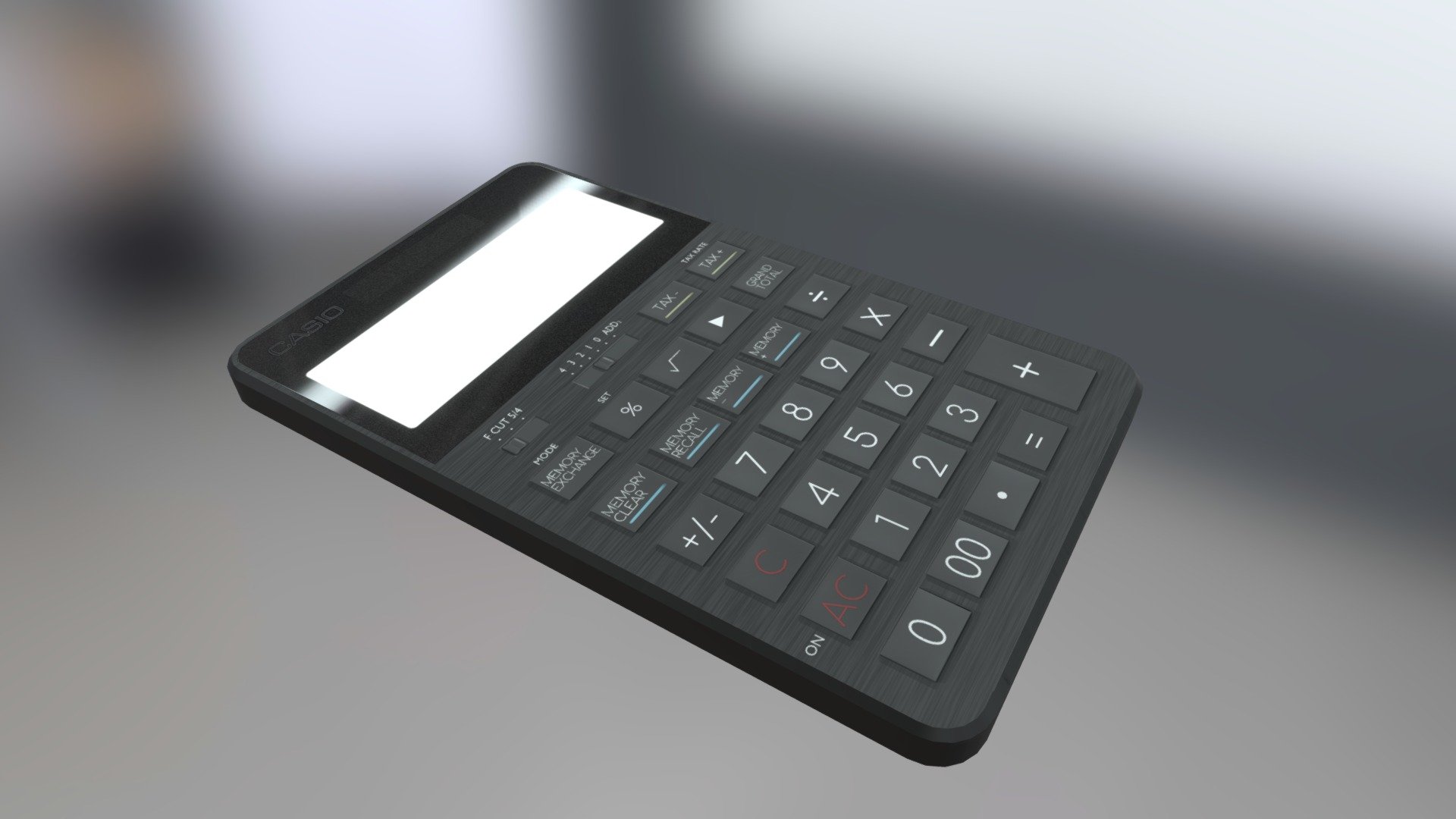 Calculator Low Poly - 3D model by butterstotch [7179f51] - Sketchfab