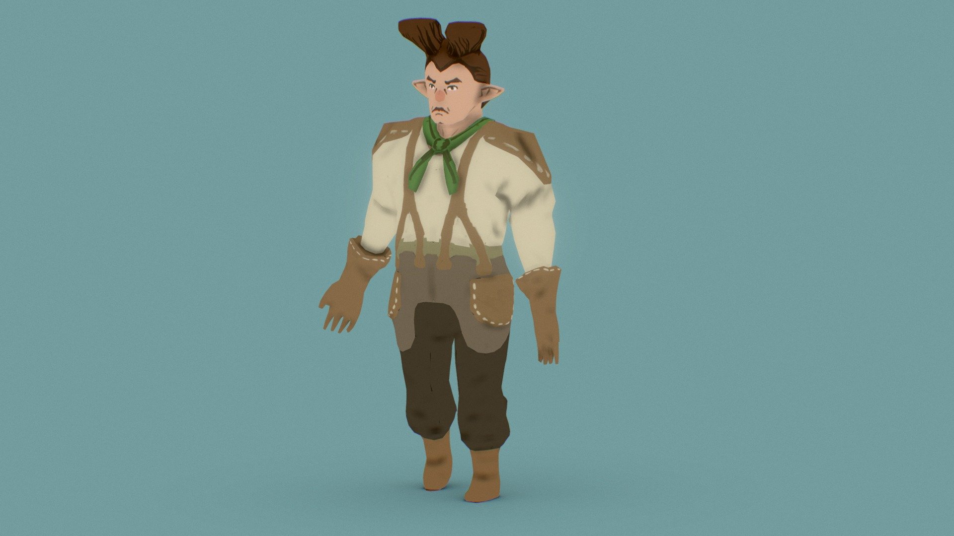 Zelda Botw fan character: Kusa kari - 3D model by DutchDinosaur ...