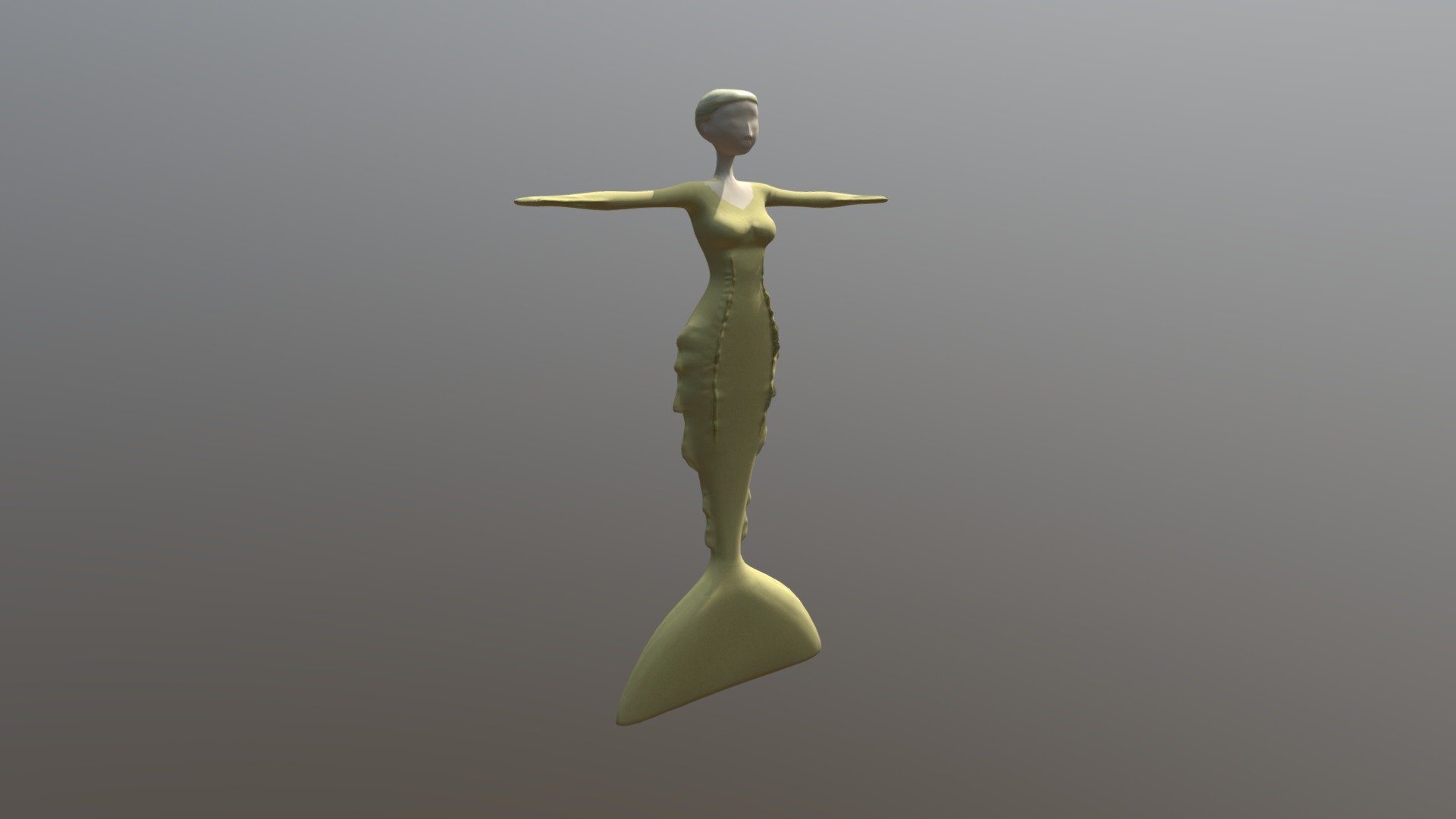 Mermaid - Digital Creatures Exercise 2 - 3D model by Annabelle ...