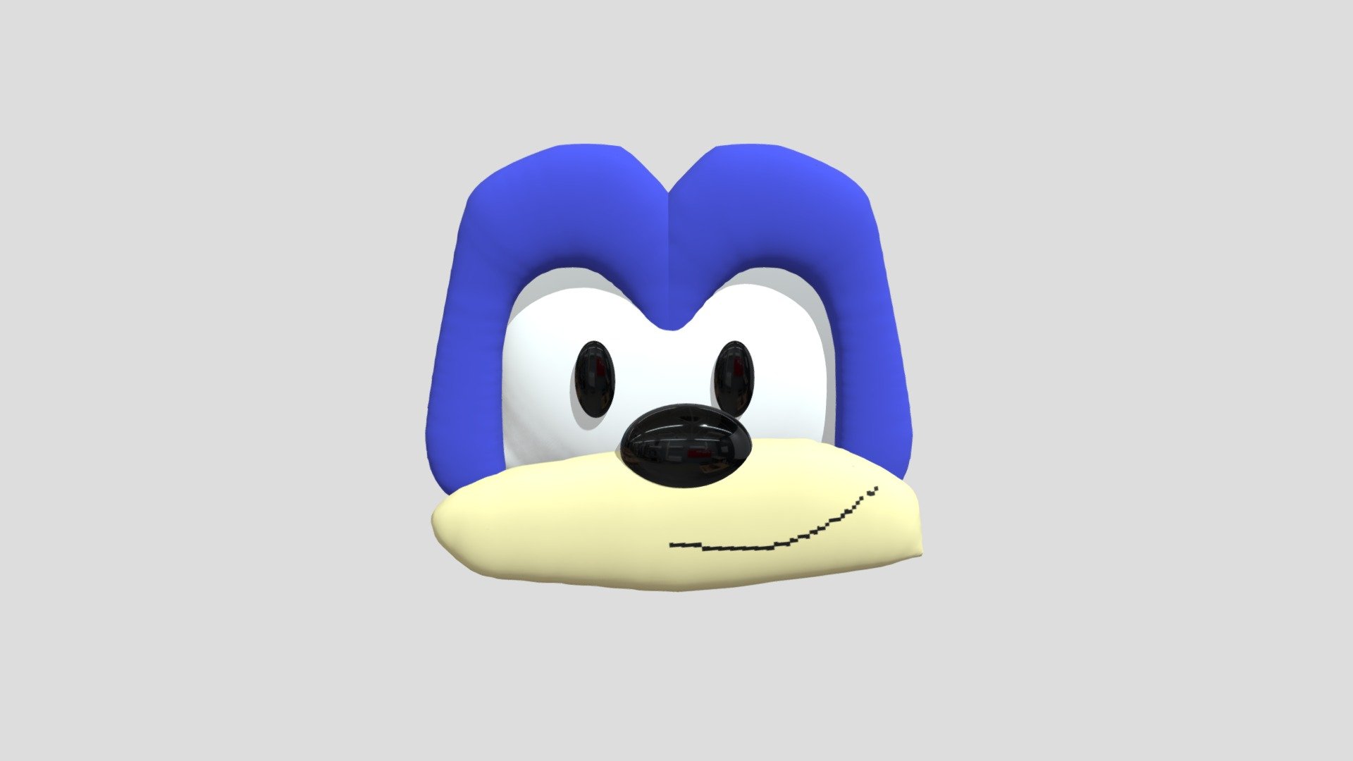 Sonics Face - Download Free 3D model by THEREALBIGGRAFIS [717de74 ...