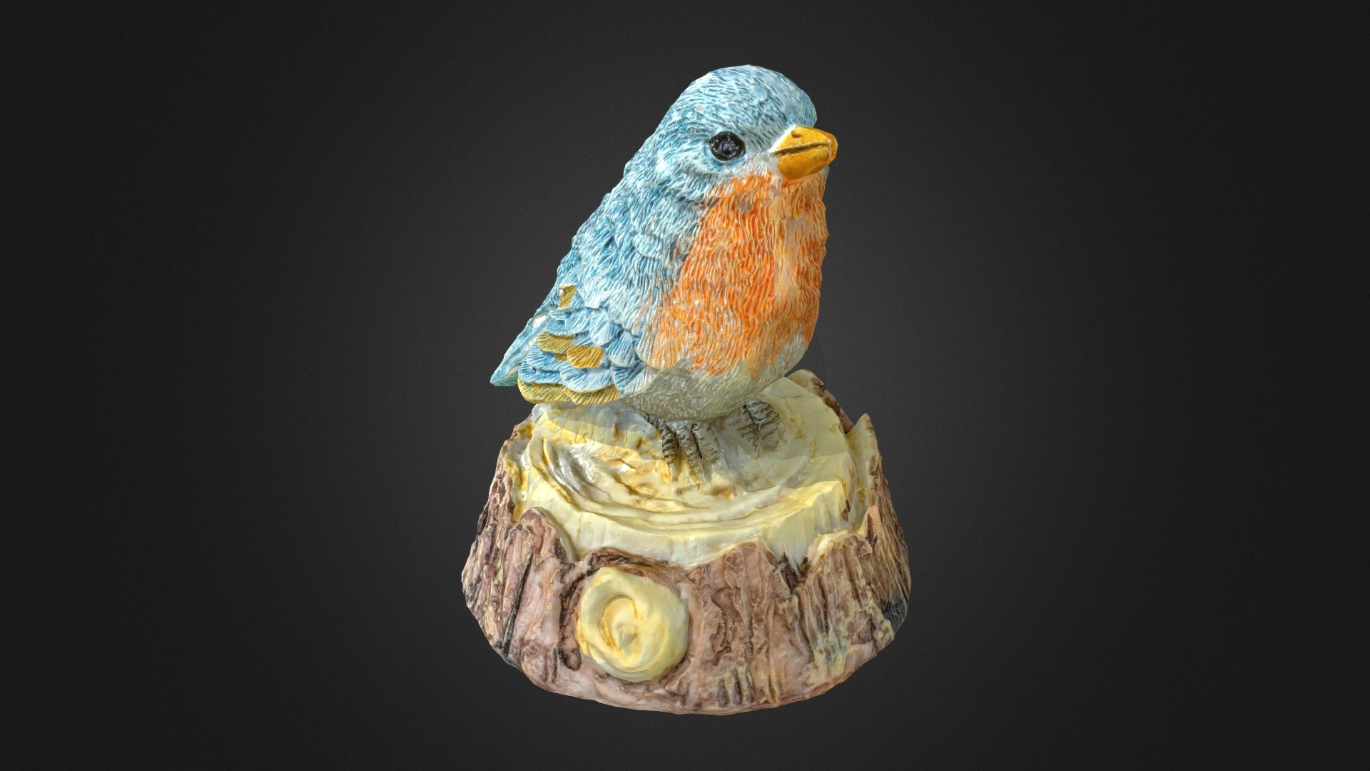 Small Birdie #2 garden figurine scan. - 3D model by Vlad (@ssh4 ...