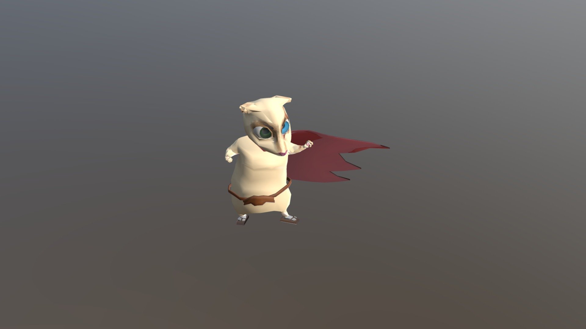 Hamster ninja - 3D model by Paola.Bravo.Peredo [717eb2f] - Sketchfab