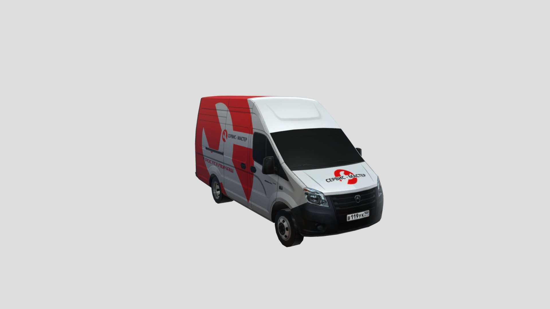 GAZelle NEXT - RSM Service Van - 3D model by Urshin2003 [717eeb5 ...