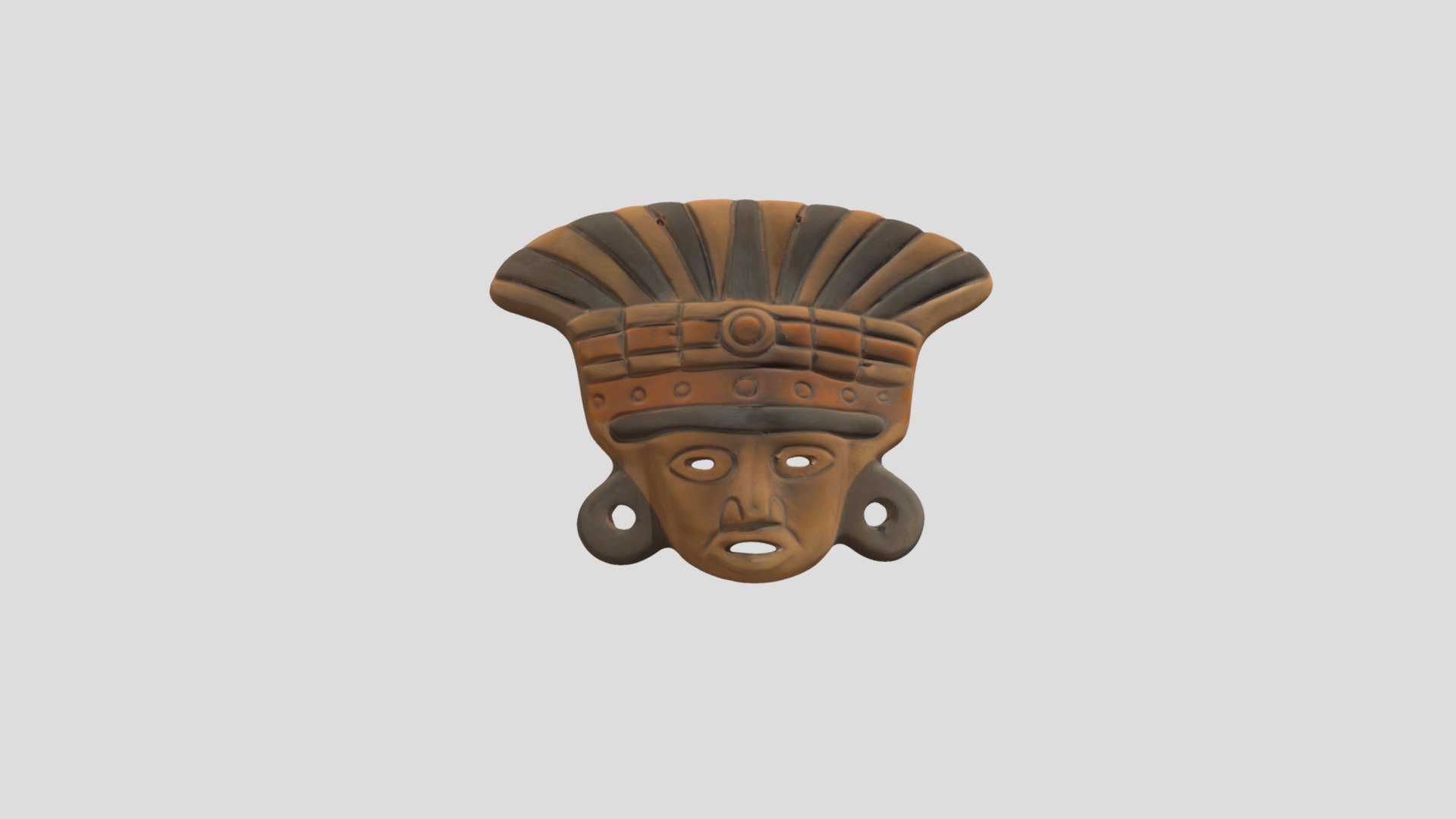 Mayan mask - 3D model by Aberdeen City Libraries ...