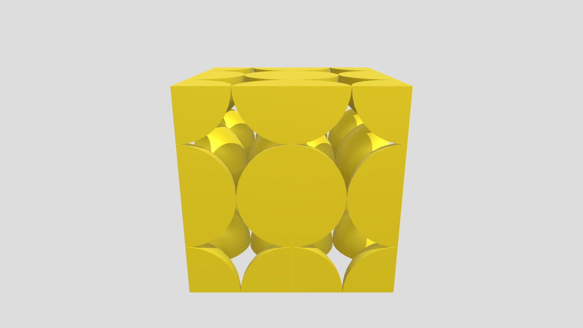 Simple Cubic Crystal - Download Free 3D model by EfrenR [7180a5a ...