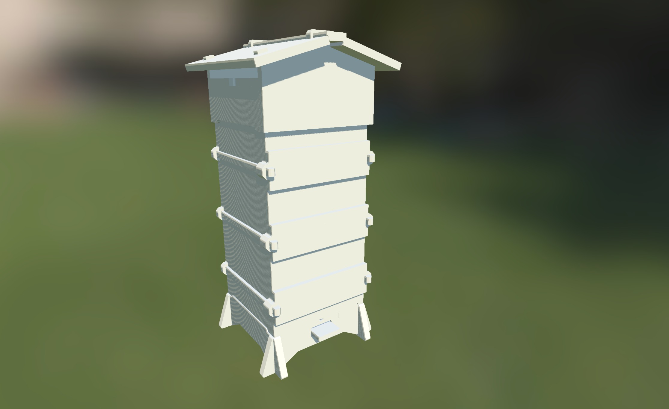 Barcelona Warré Beehive - Download Free 3D model by akerkit [7180cdb ...